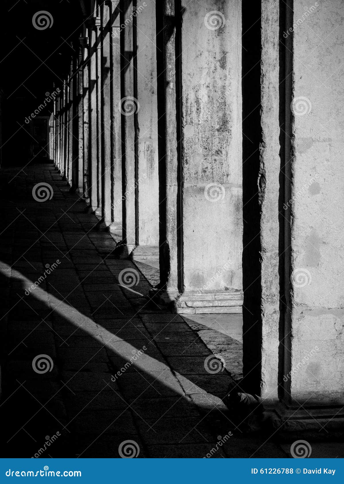 Columns and Shadows stock photo. Image of stone, shadows - 61226788