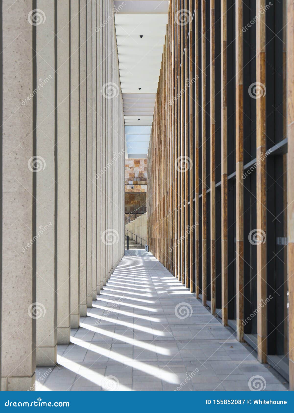 Architectural Composition with Modern Building Facade Details Stock ...