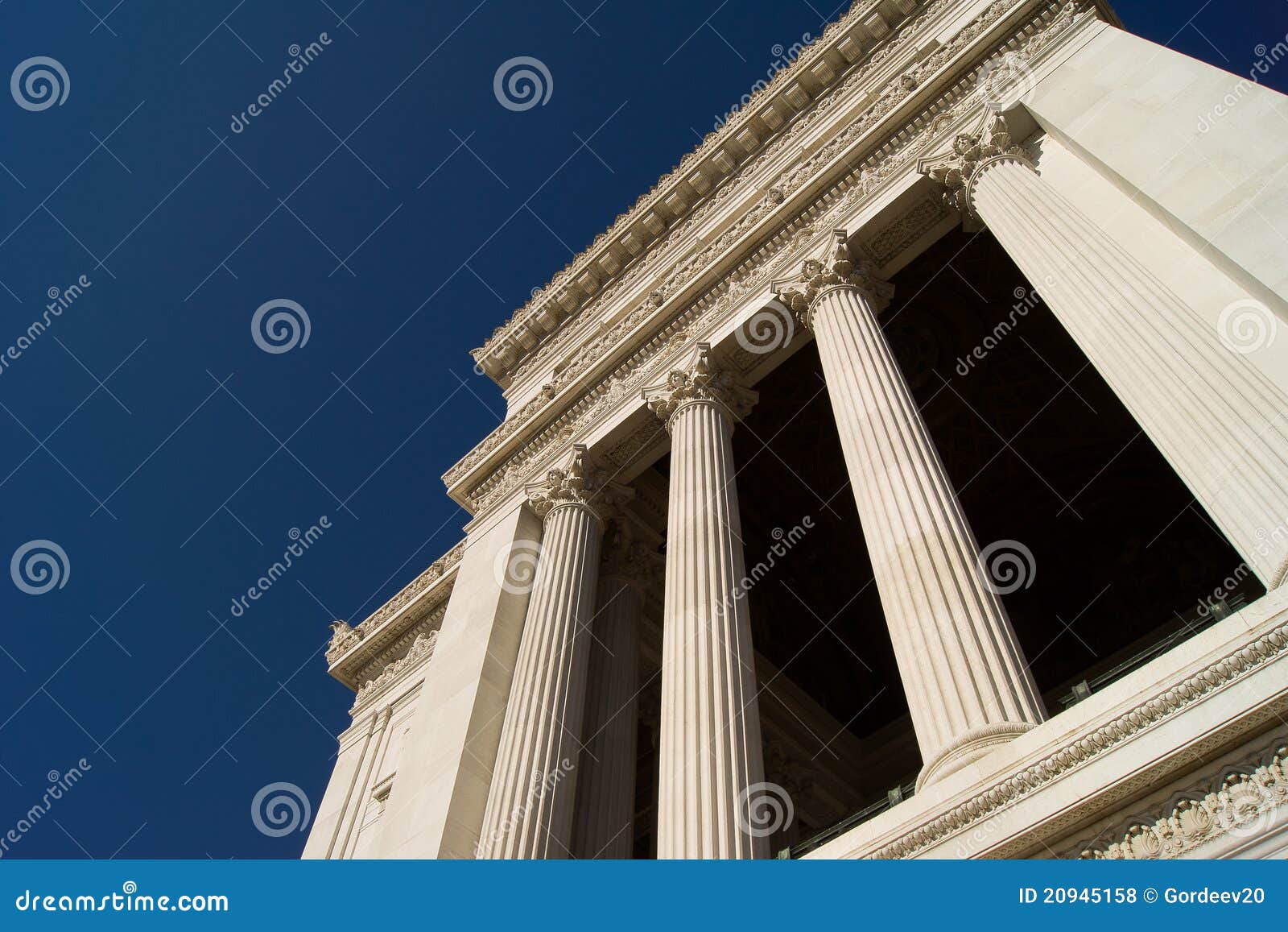 Columns in the sky stock photo. Image of altare, white - 20945158
