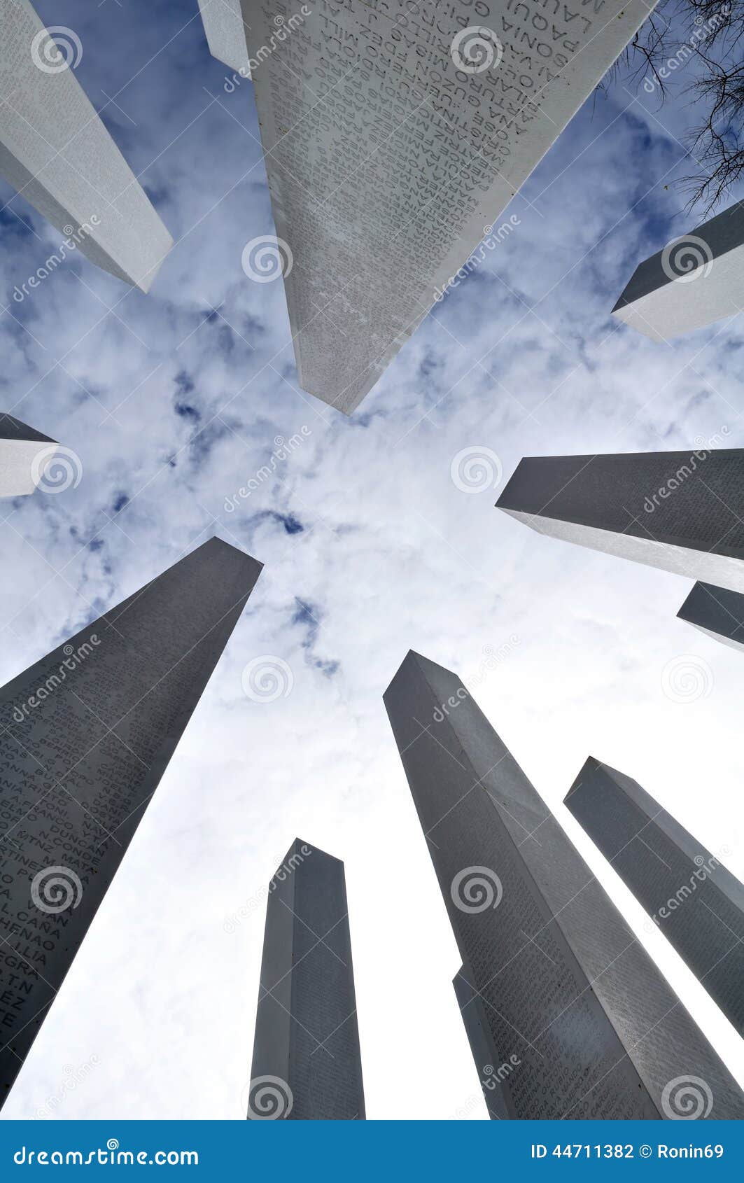 Columns Stretching into the Sky Editorial Photography - Image of colors ...
