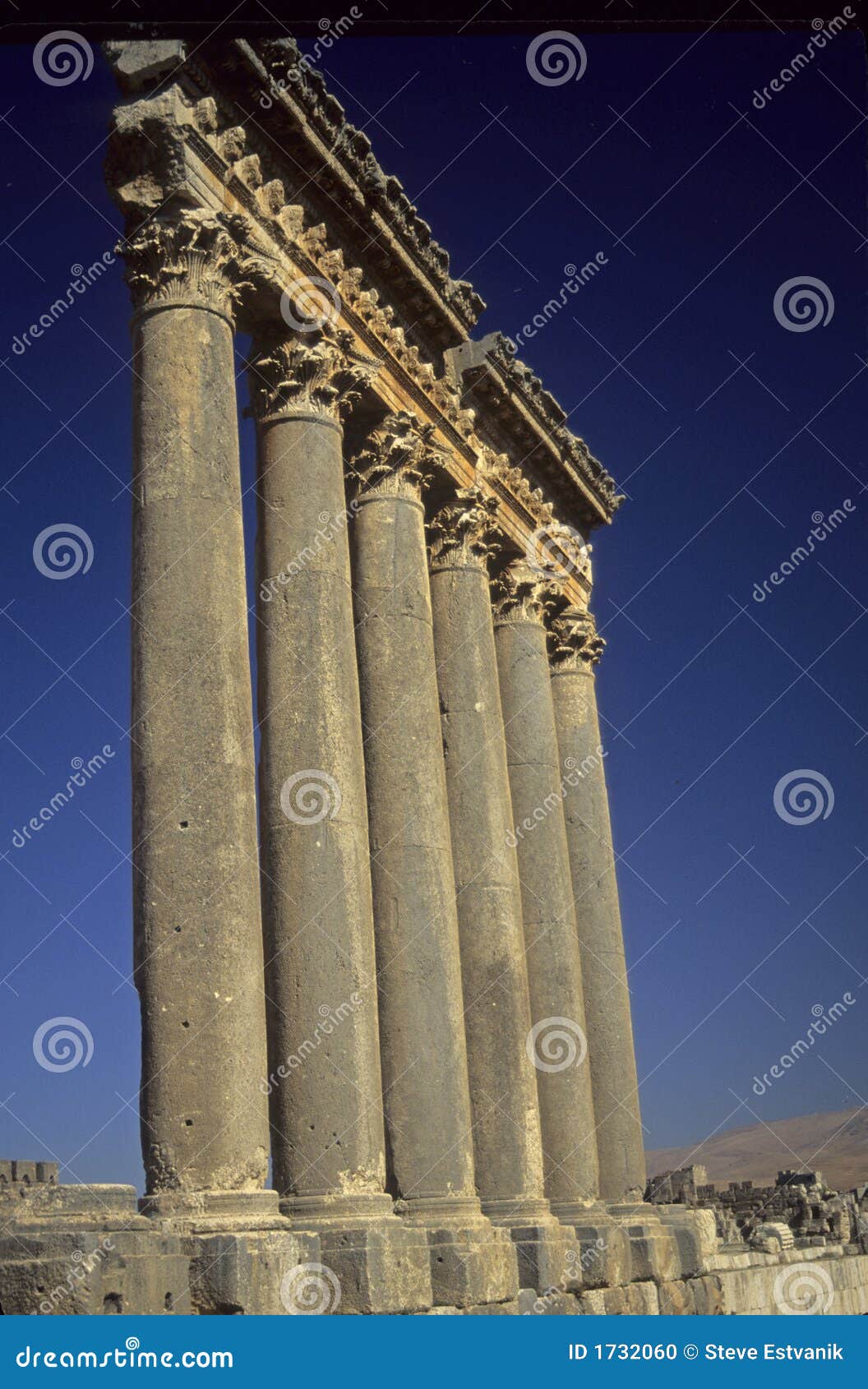 Columns Temple Of The Mayan Warriors Stock Image | CartoonDealer.com ...