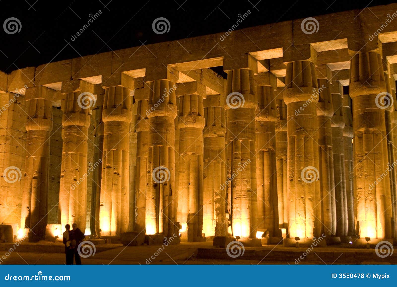 Columns of the Temple of Luxor Editorial Stock Photo - Image of glory ...