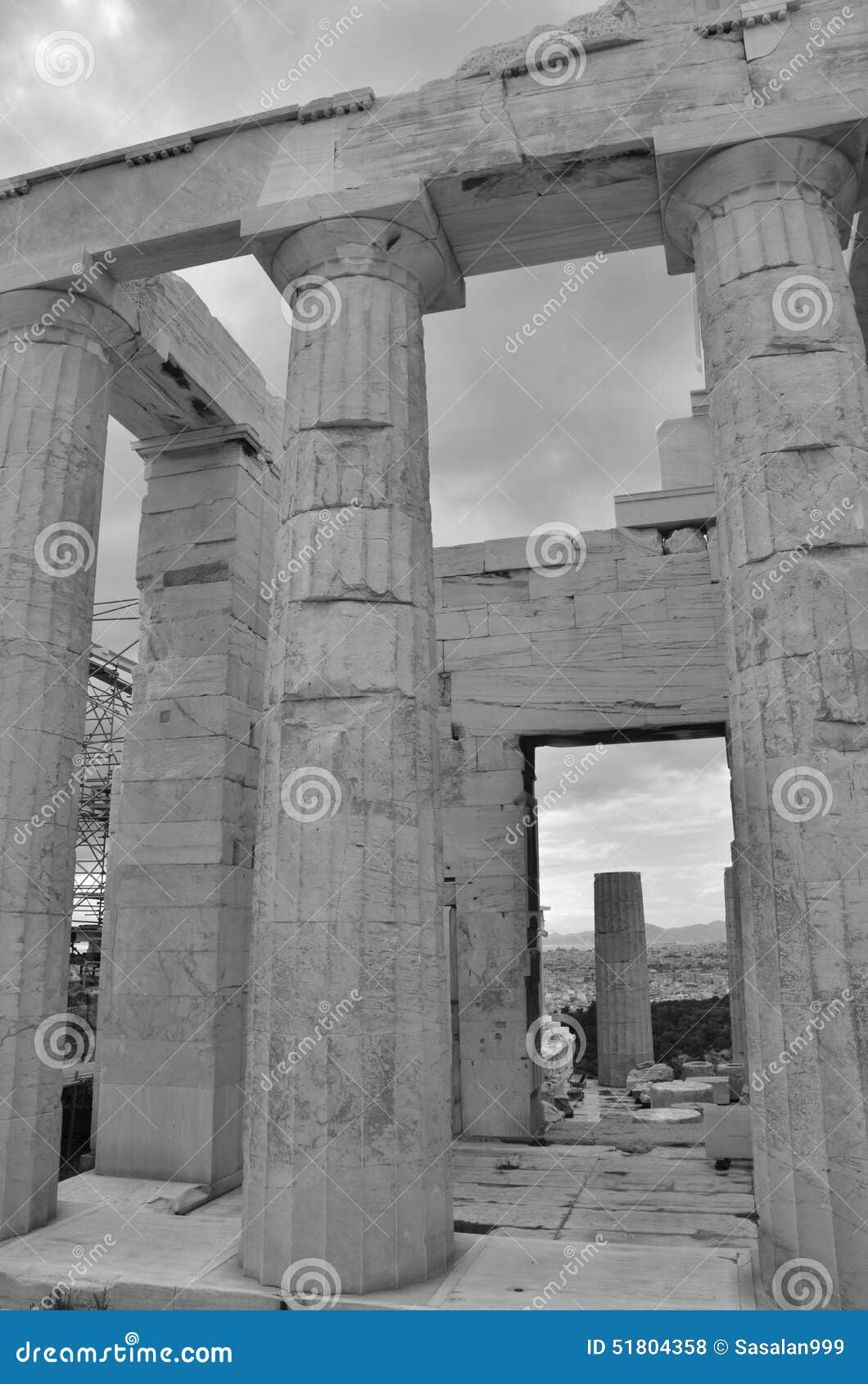Columns at Temple stock photo. Image of europe, temple - 51804358
