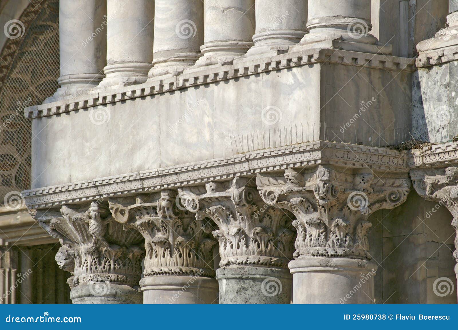 Columns in Venice stock photo. Image of historical, marco - 25980738