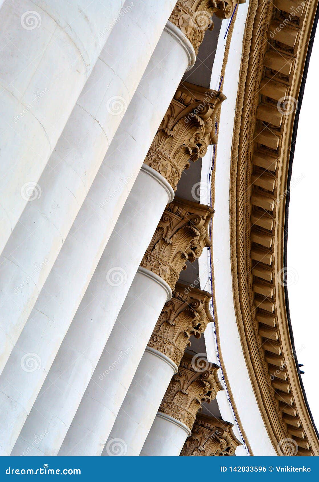 Columns and visual rhythm stock photo. Image of columns - 142033596