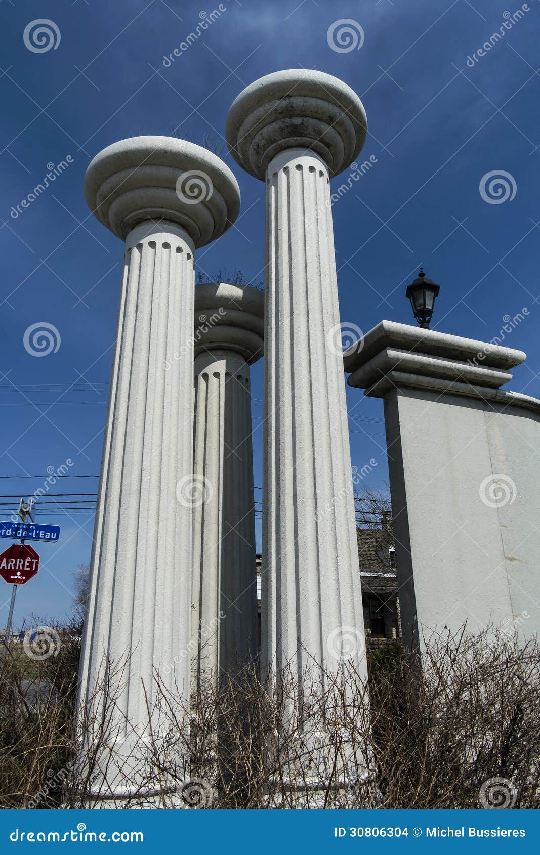 Colums stock photo. Image of relax, glass, colums, outdoors - 30806304