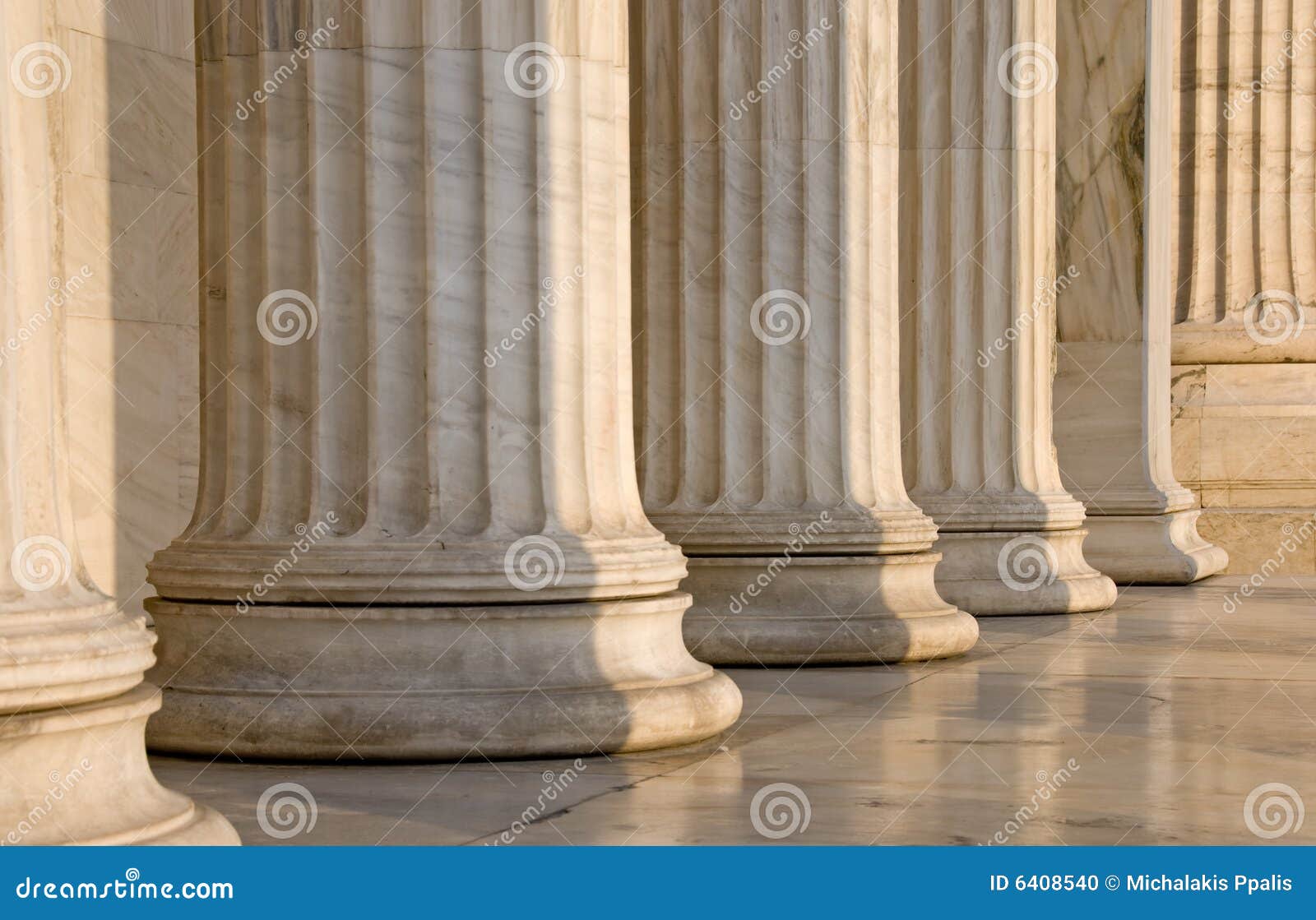 Colums in a row stock photo. Image of place, sculpture - 6408540