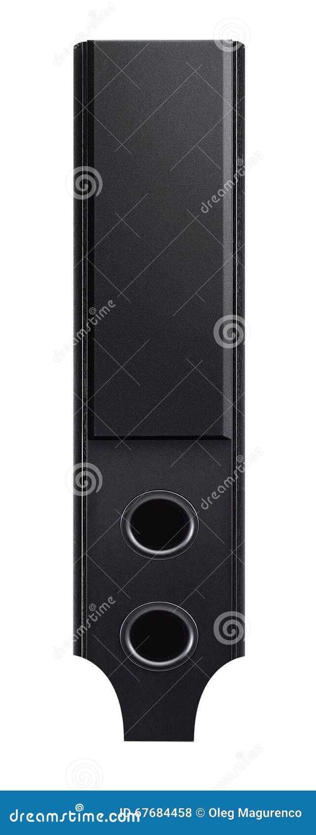 Coluna Musical No Fundo Branco Foto de Stock - Imagem de dispositivo ...