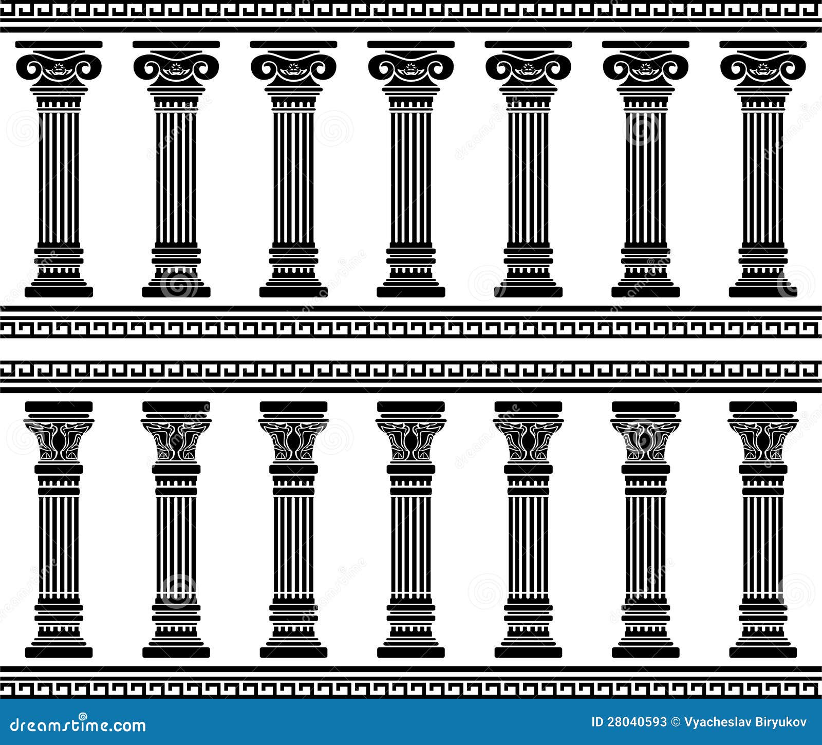 Colunata ilustração stock. Ilustração de elegante, antiguidade - 28040593