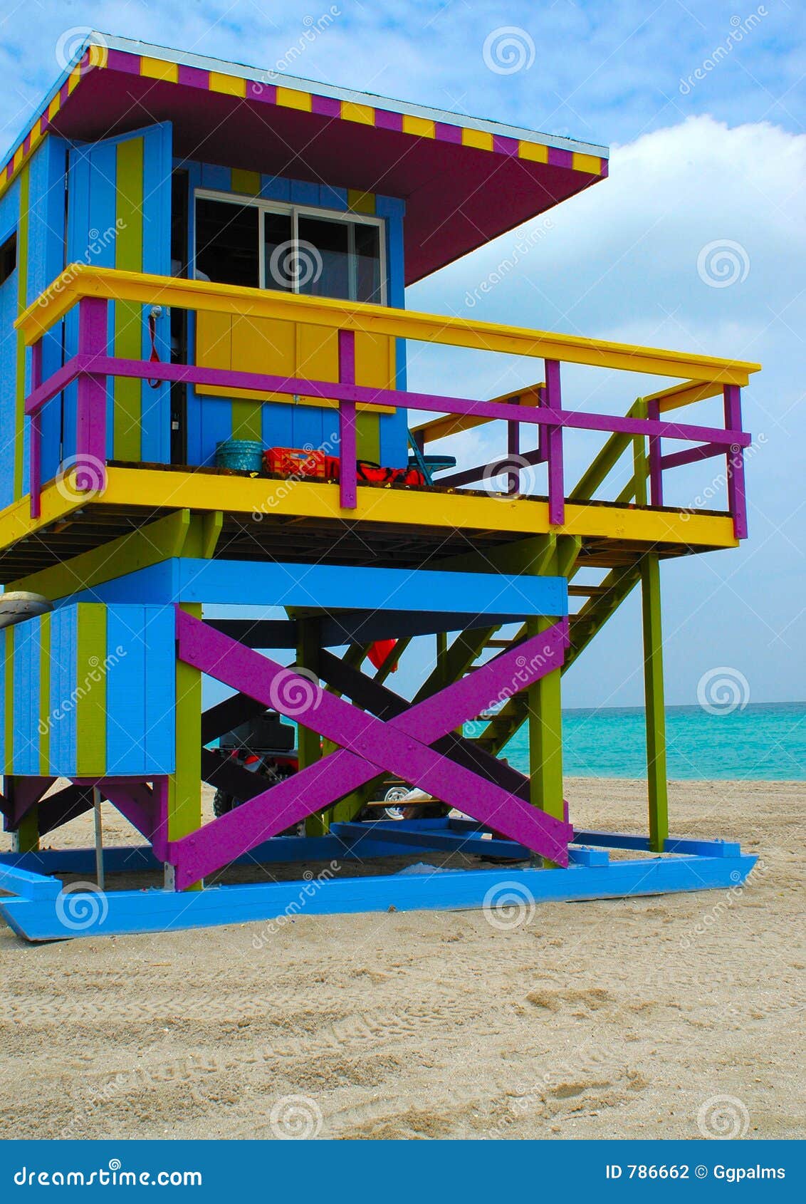 Colurful Guard House stock photo. Image of sunny, shack - 786662