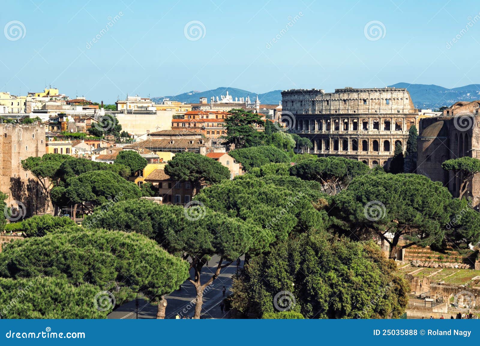 Colusseum, Rome - Italy stock photo. Image of civilization - 25035888