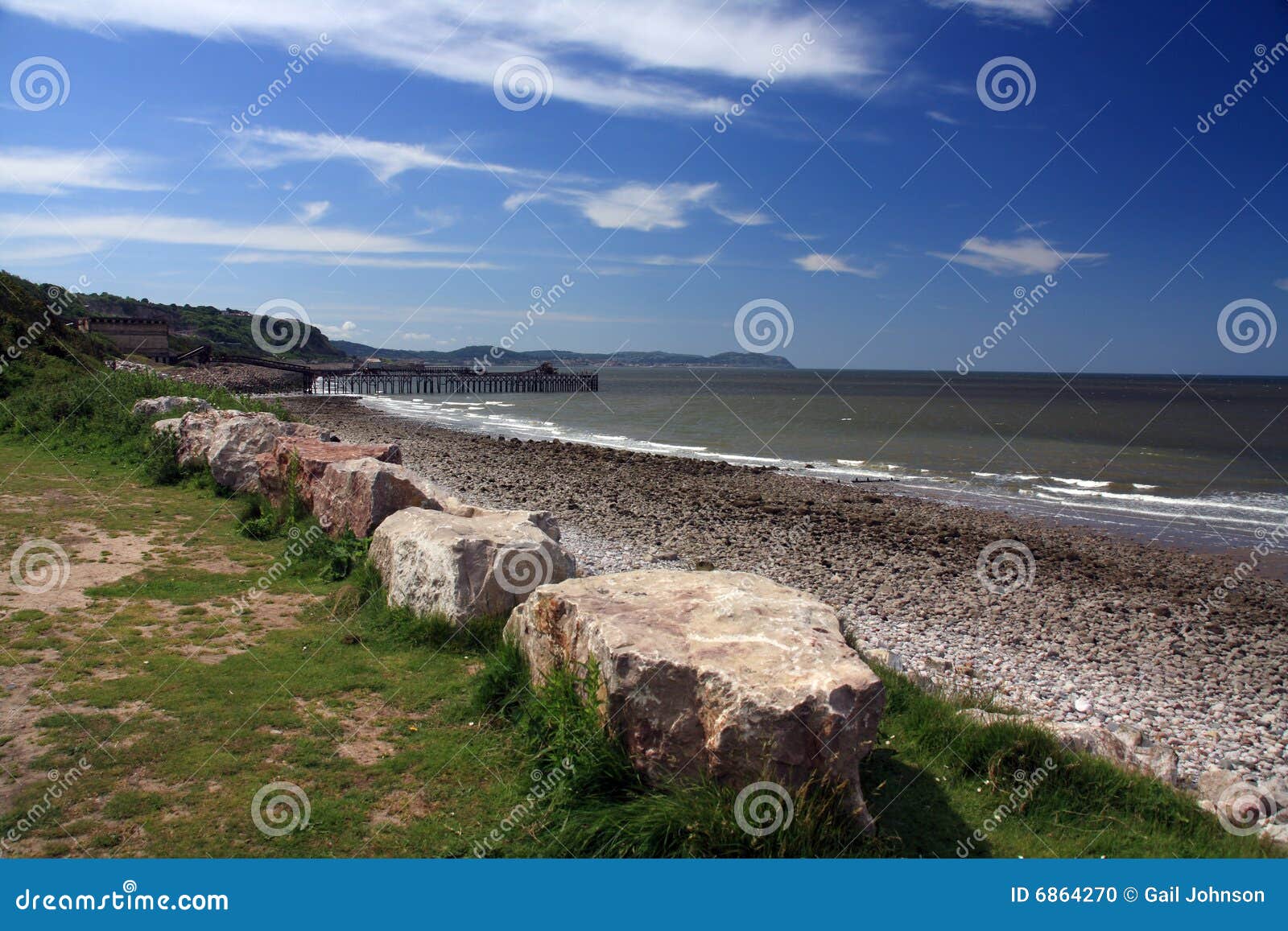 Colwyn Bay stock photo. Image of wales, pier, great, colwyn - 6864270