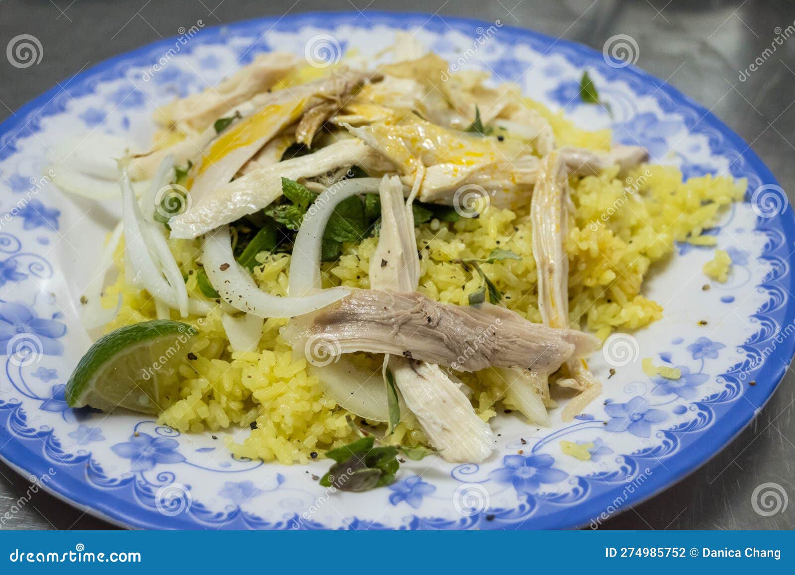 Com Ga - Vietnamese Chicken and Rice in Hoi an, Vietnam Stock Photo ...