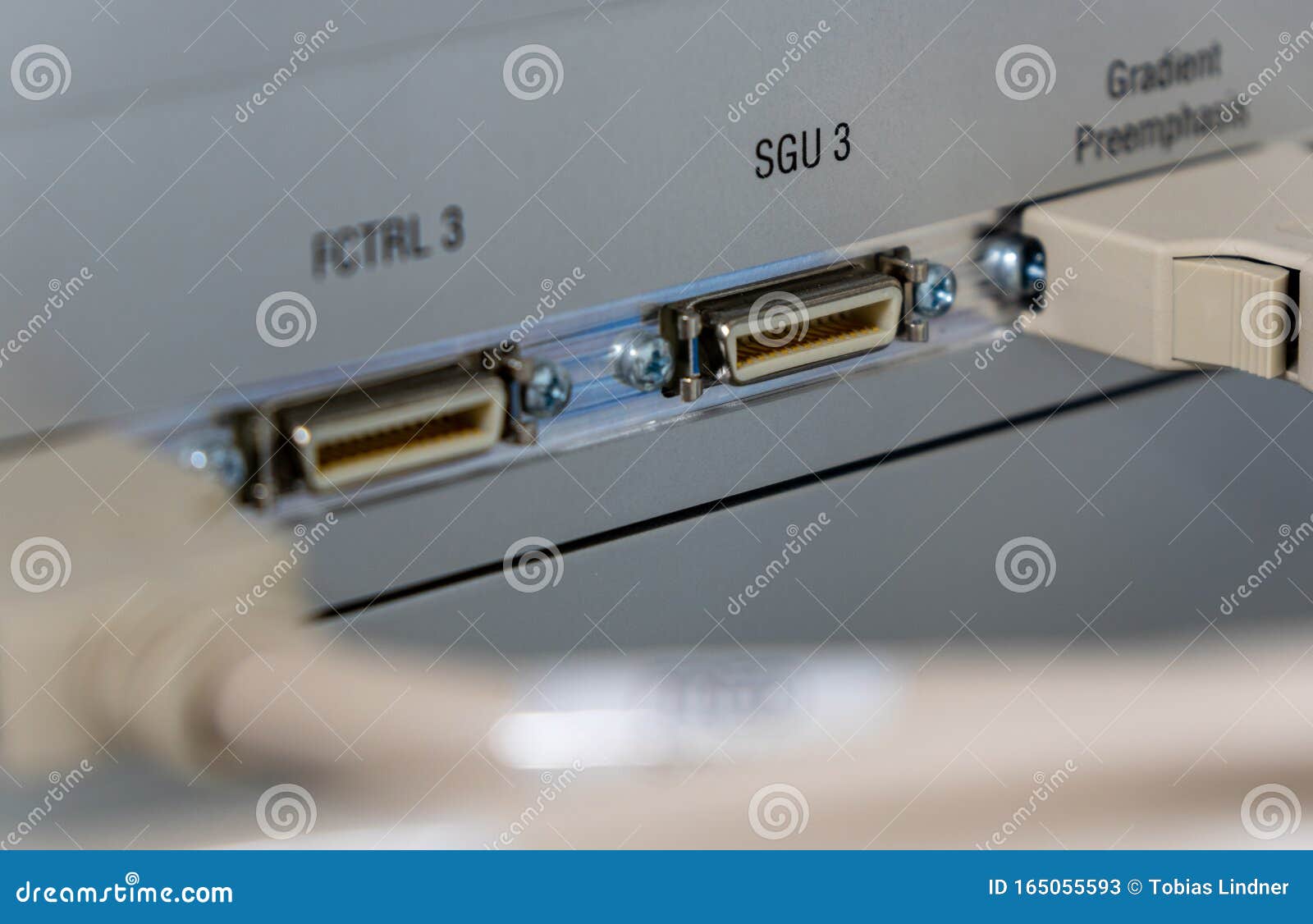Com Port or Interface of a Computer Stock Image - Image of equipment ...