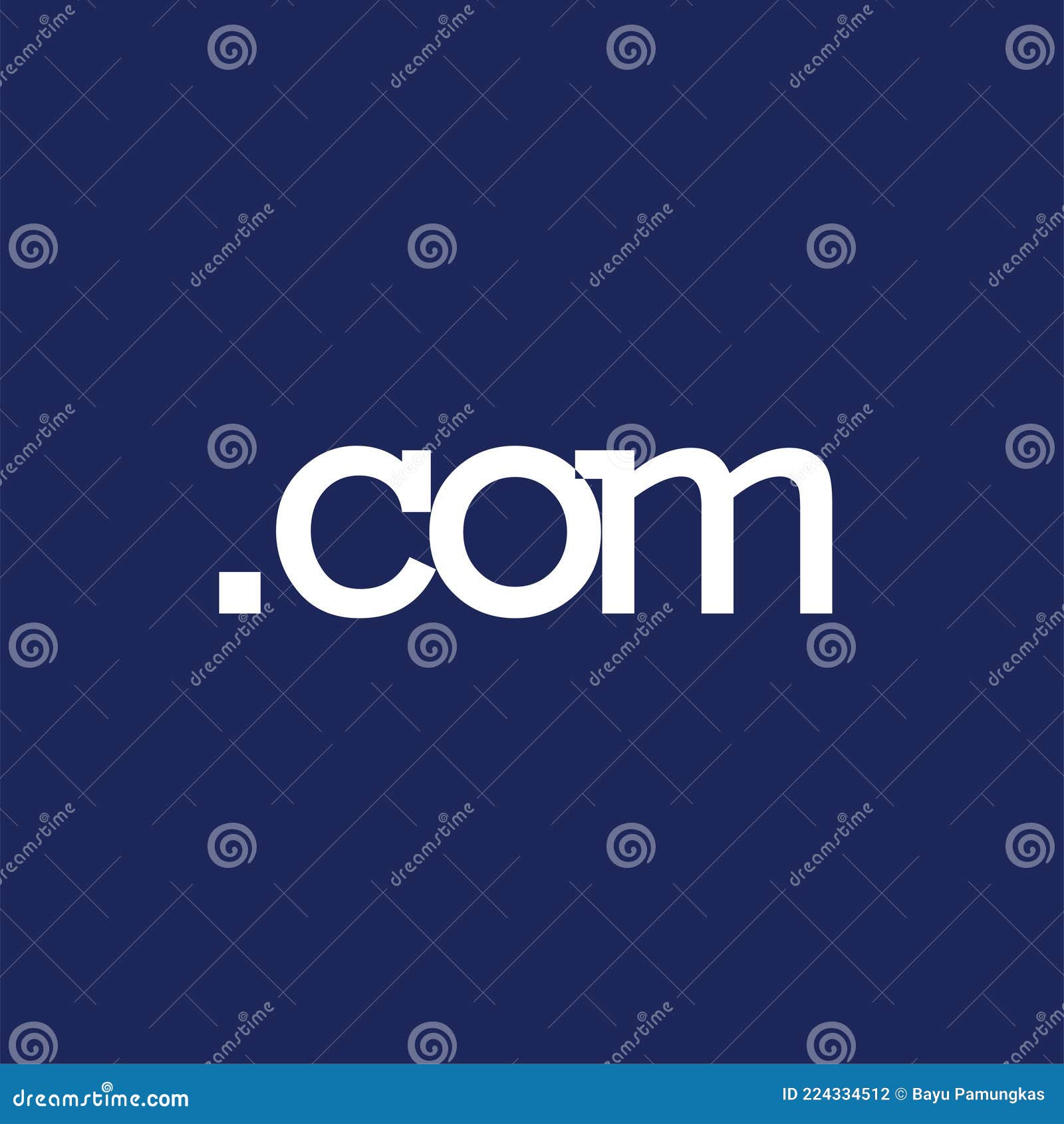 .com Website Text Logo Vector Template Stock Vector - Illustration of ...