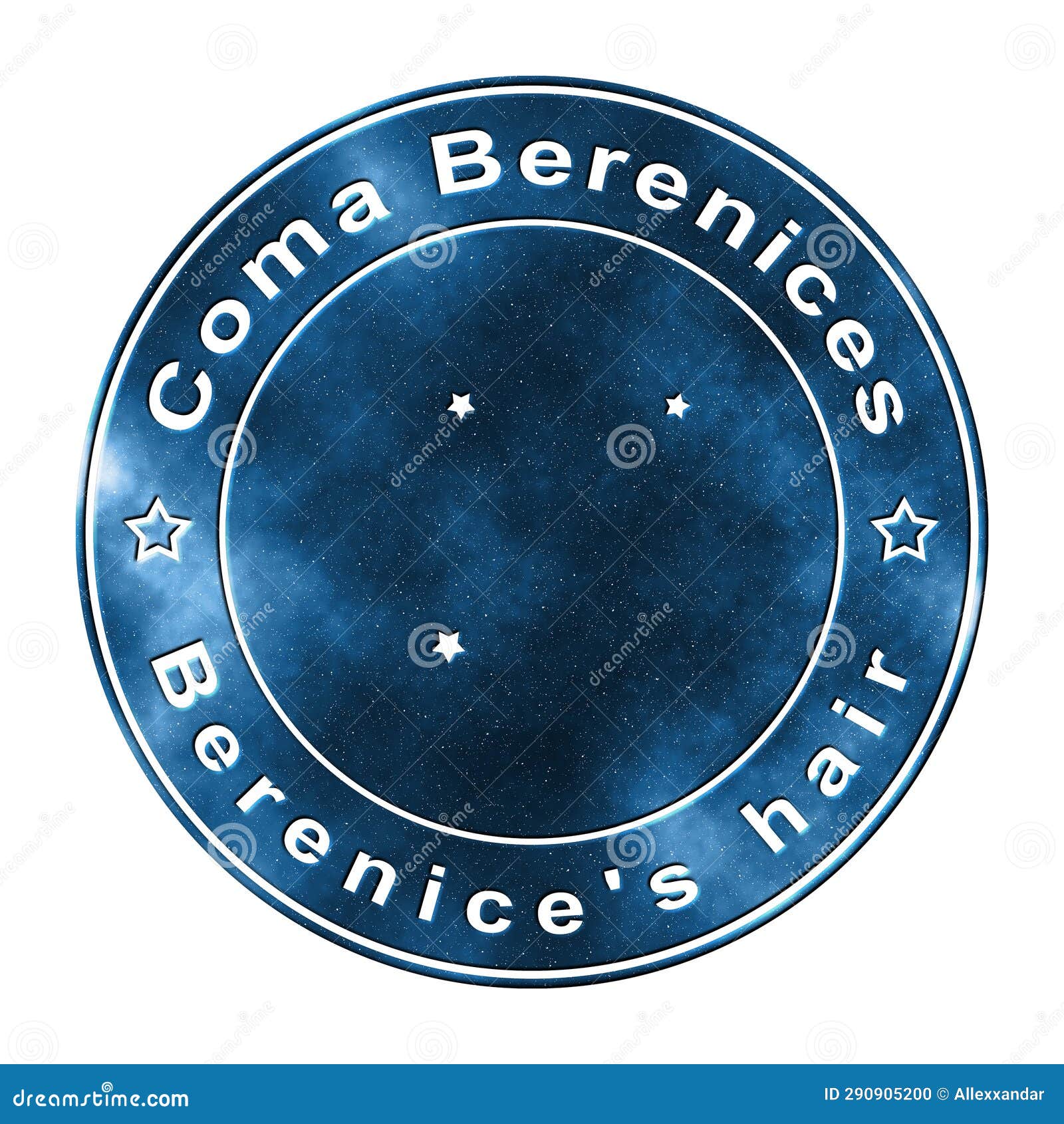 Coma Berenices Star Constellation, Berenice Hair Stock Photo - Image of ...