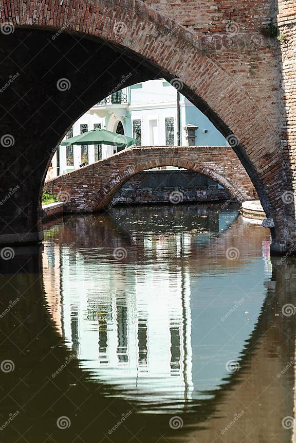 Comacchio stock image. Image of europe, architecture - 28593631