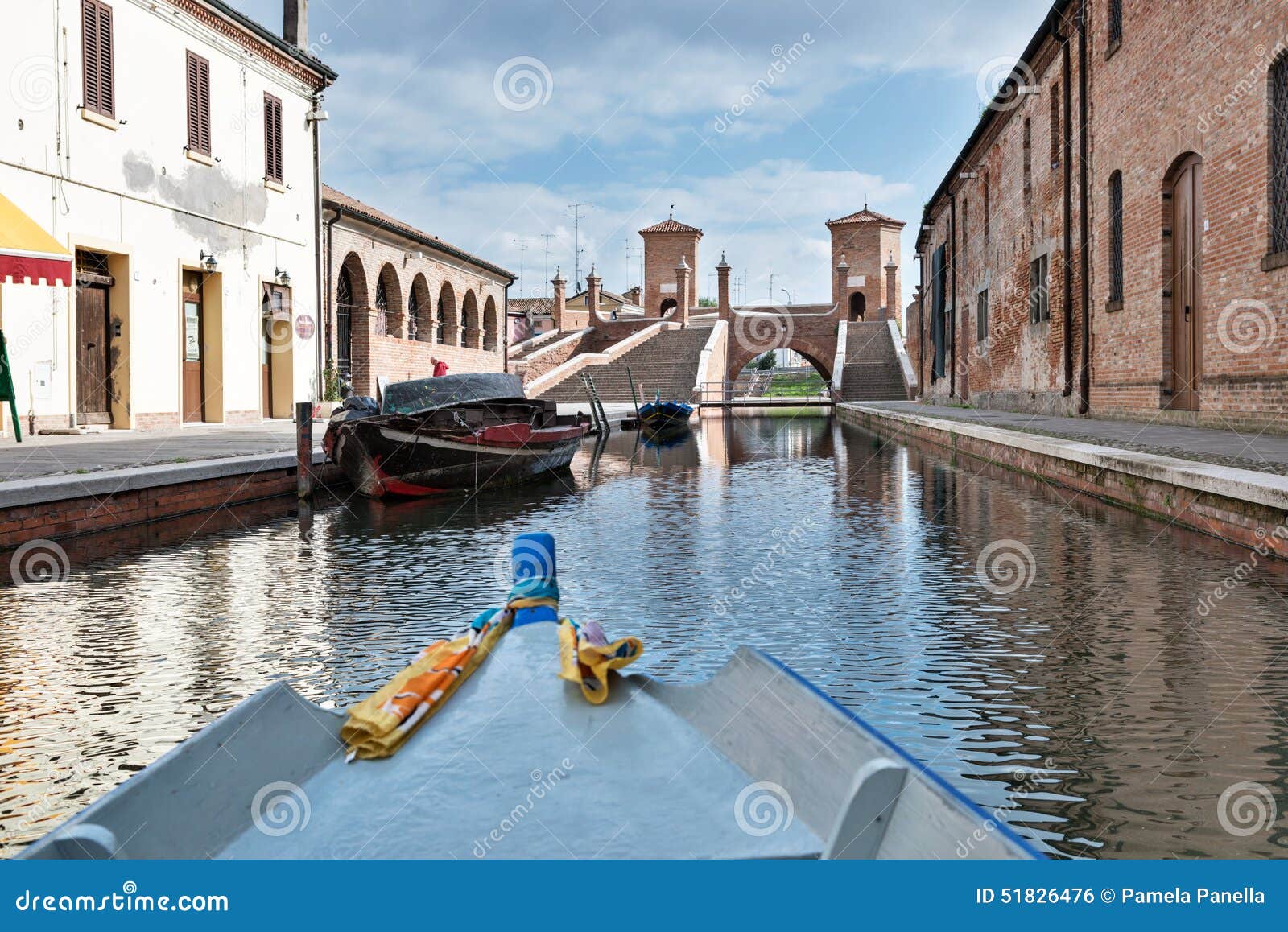 Comacchio, Italia foto editorial. Imagen de delta, pantano - 51826476