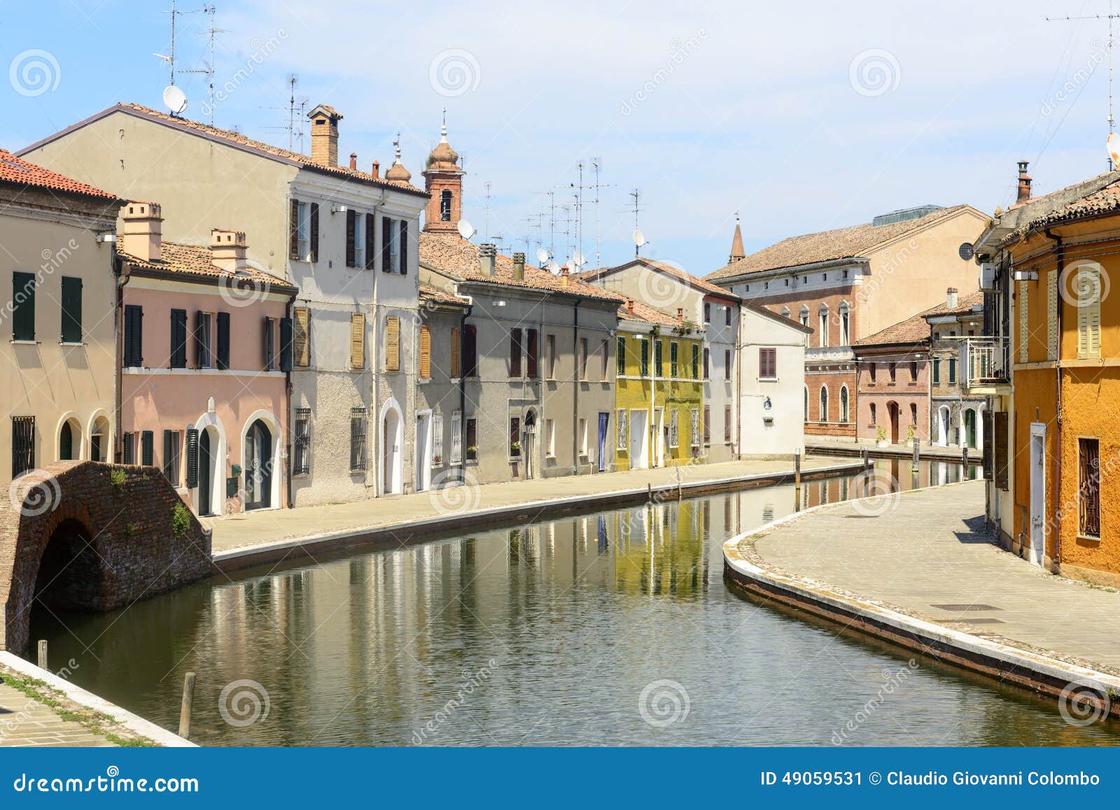 Comacchio (Italy) stock image. Image of italian, europe - 49059531