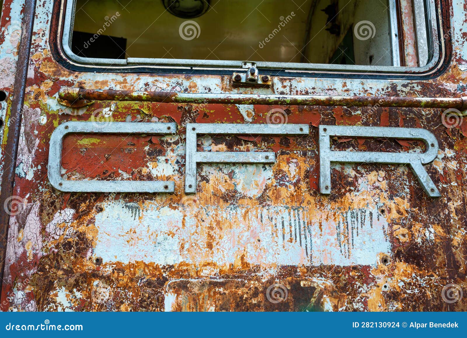 Old CFR Logo on an Abandoned Train. Editorial Stock Image - Image of ...