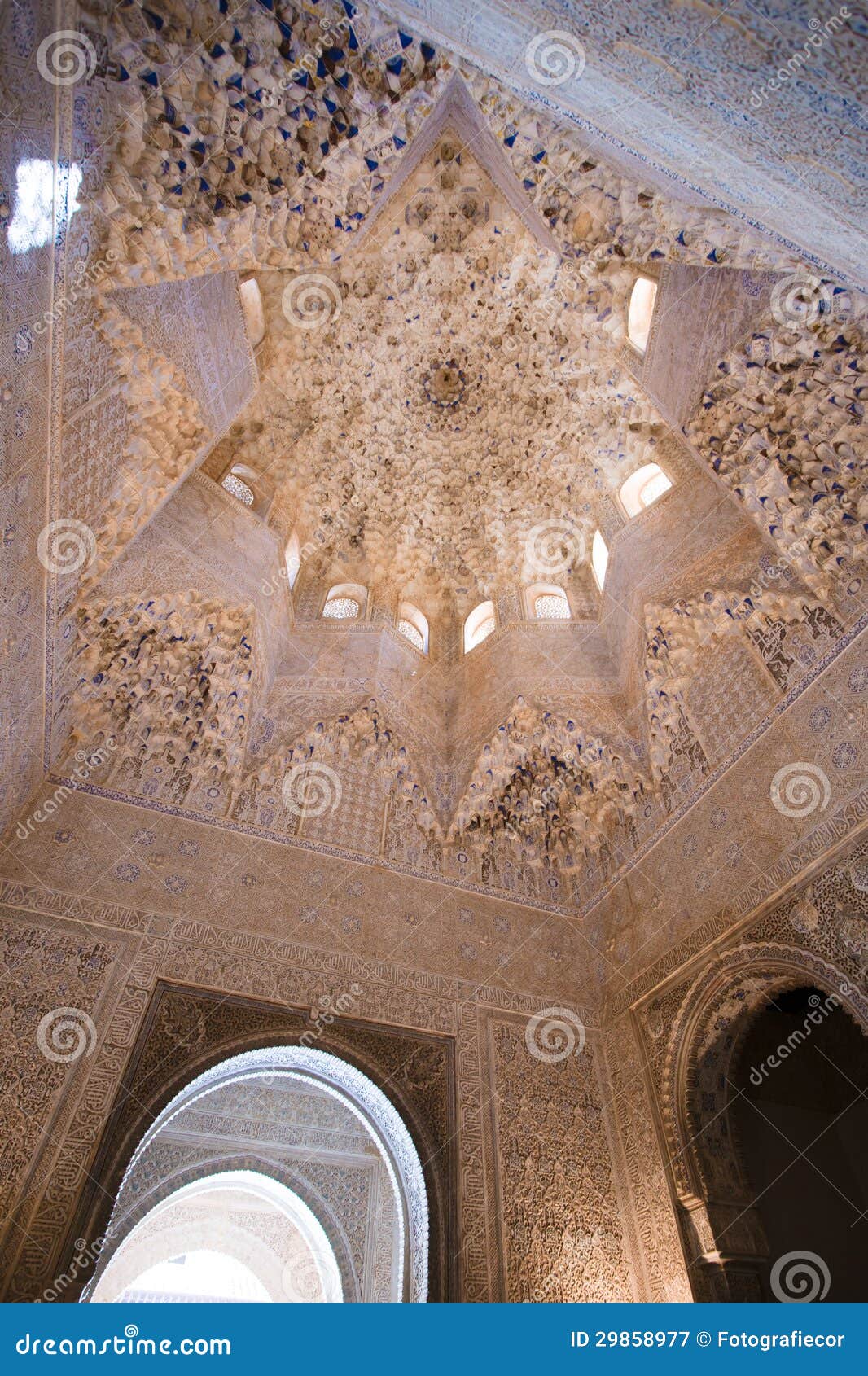 Inside the Torre de Cemare stock image. Image of arabesque - 29858977