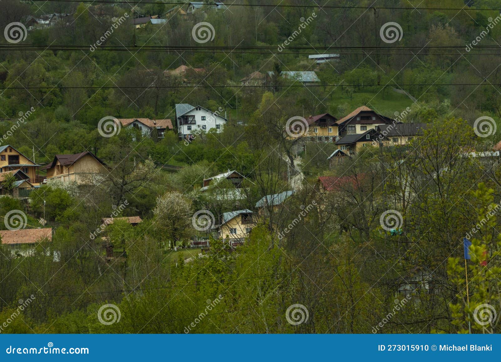 Comarnic. Prahova Valley, Romania. Summer Stock Photo - Image of ...