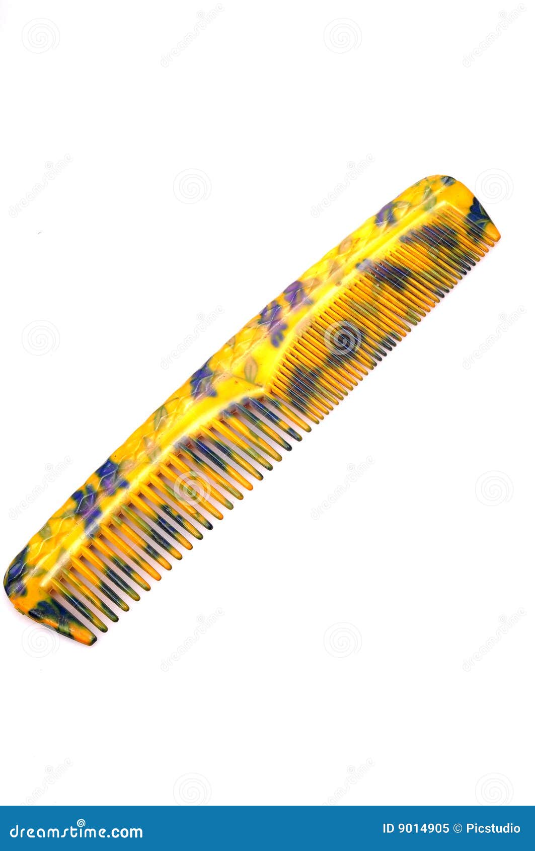 Comb stock image. Image of yellow, detail, comb, hair - 9014905