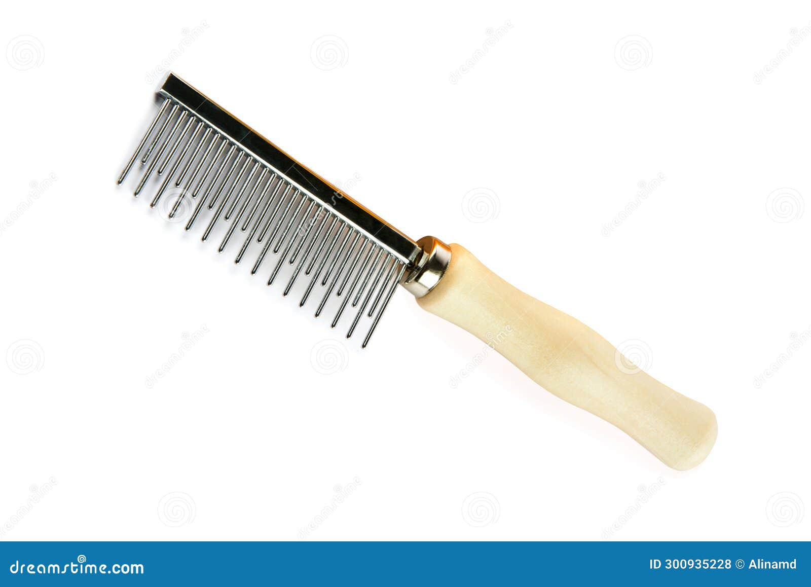 Comb for Animals Isolated on White Stock Photo - Image of animal, care ...