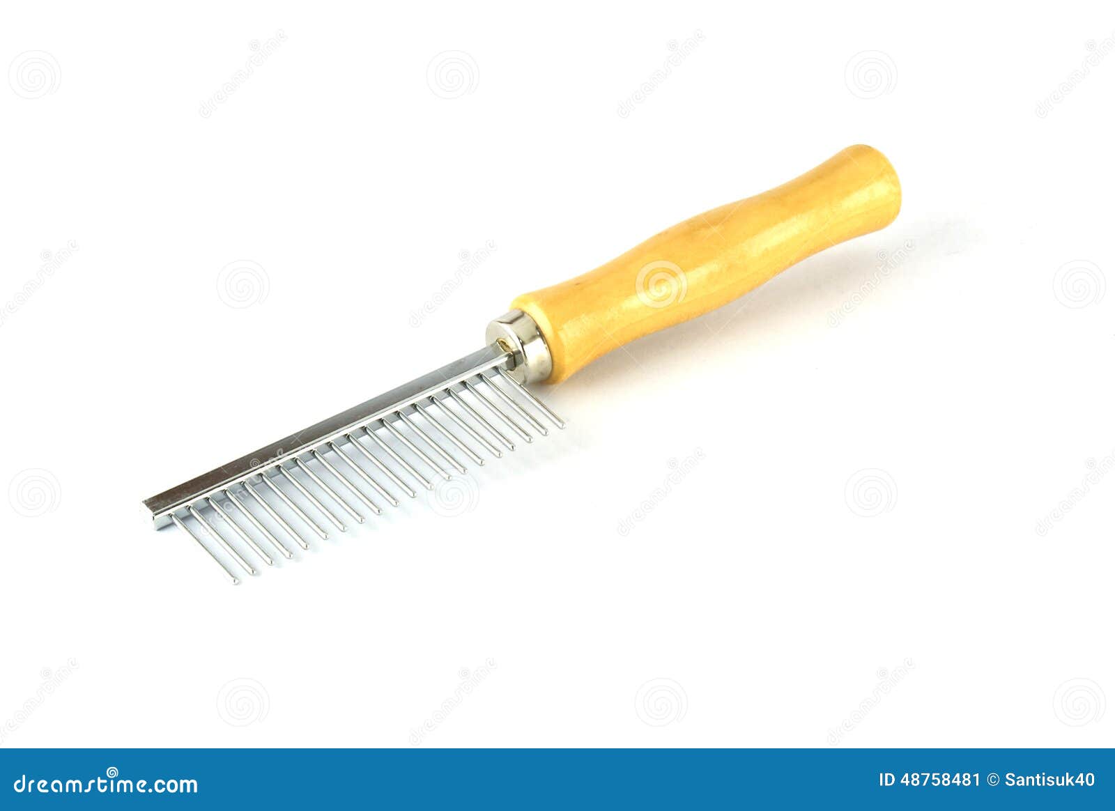 Comb for dogs stock image. Image of health, tools, isolated - 48758481