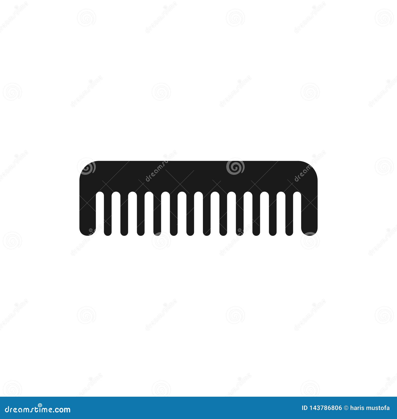 Comb Graphic Design Template Vector Isolated Stock Vector ...