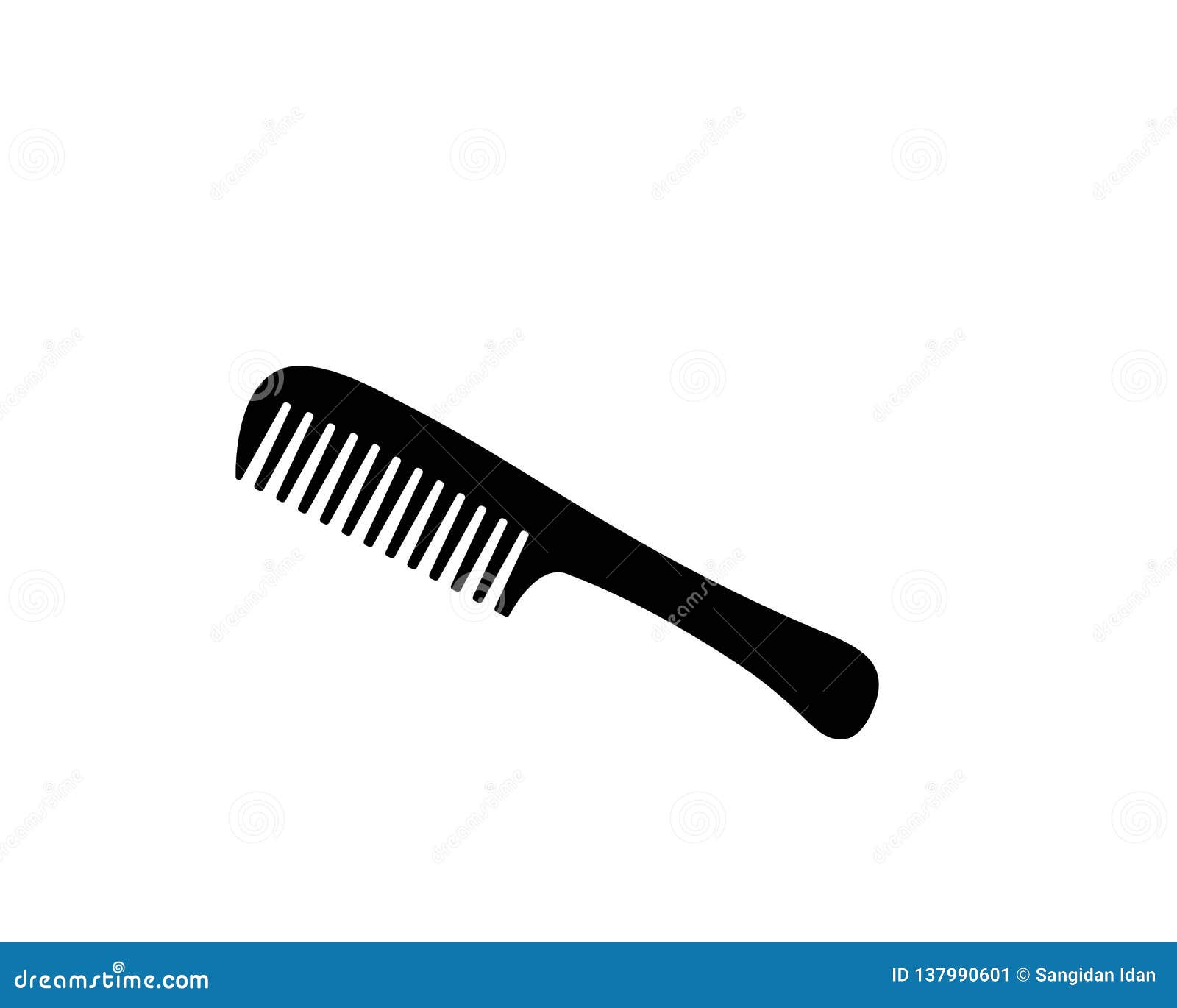 Comb Icon Logo Vector Illustration Stock Vector - Illustration of ...