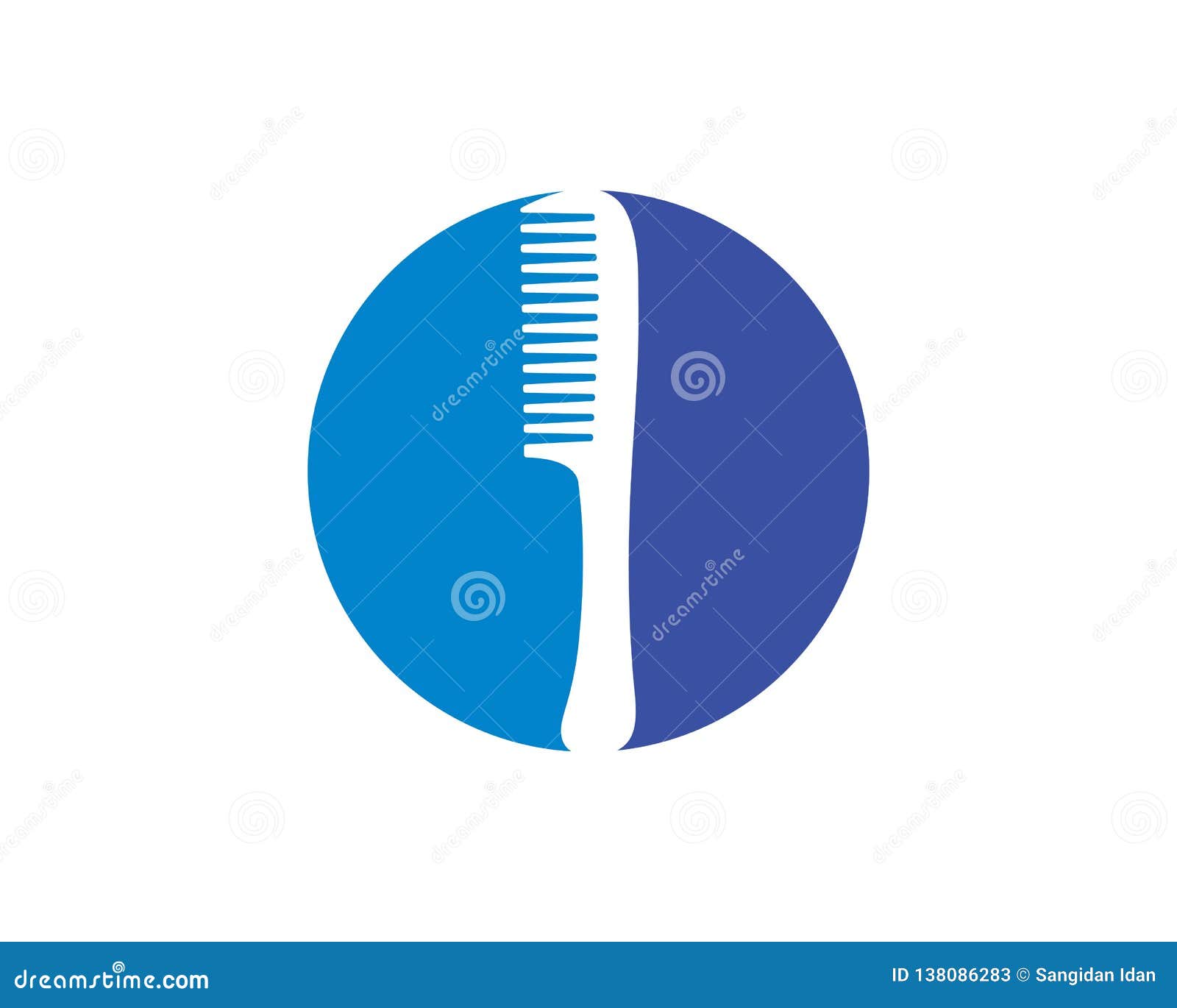 Comb Icon Logo Vector Illustration Stock Vector - Illustration of ...