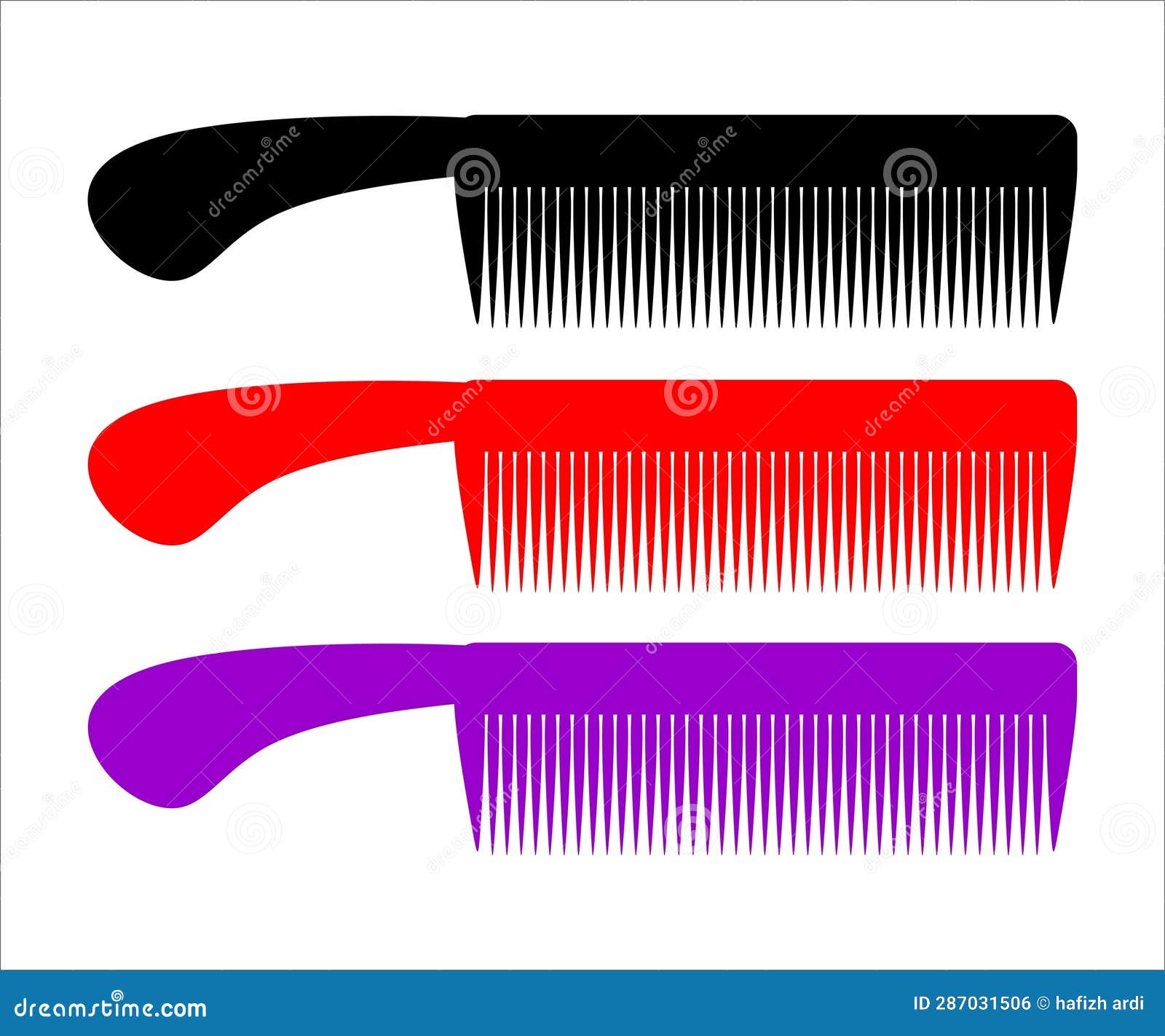 Comb illustration vector stock vector. Illustration of comb - 287031506