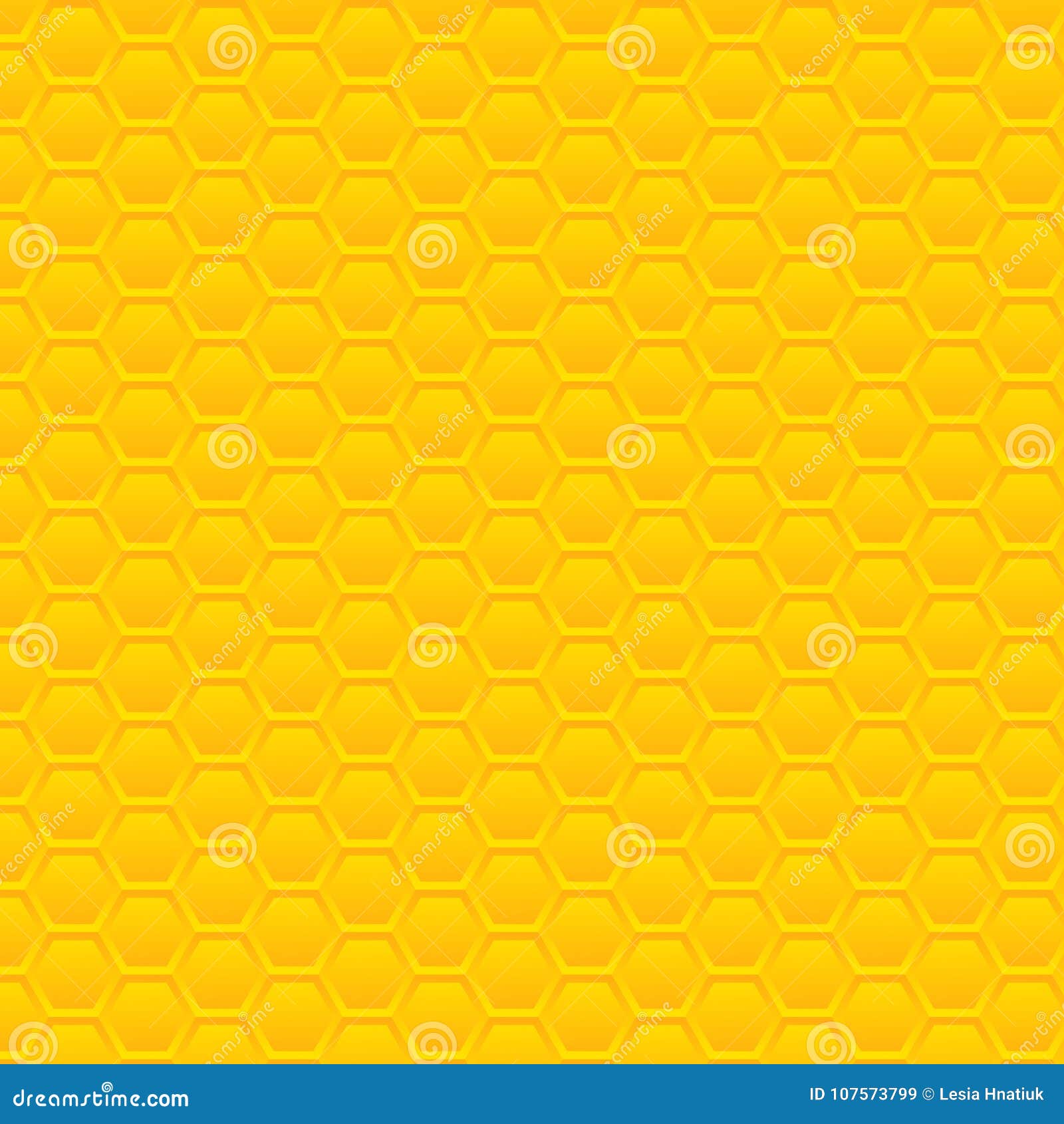 Comb Pattern Hexagon Honeycomb Seamless Background. Stock Vector ...