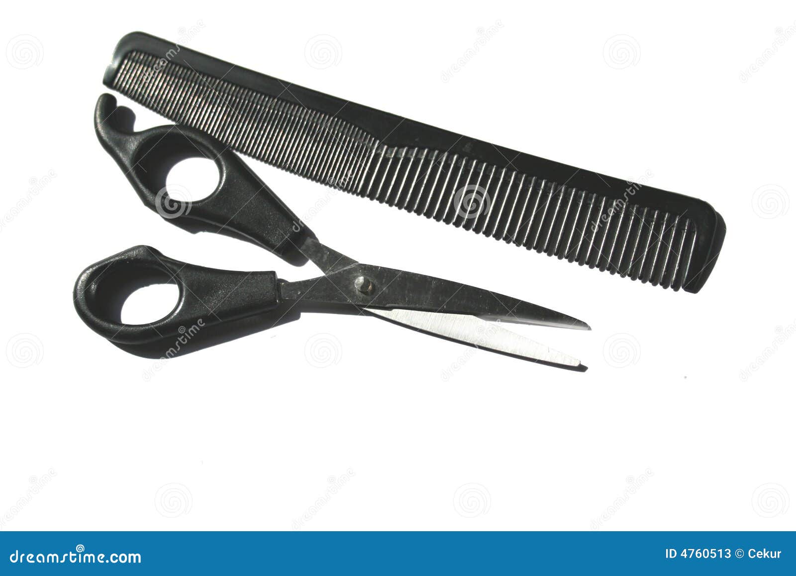 Comb and Scissors stock image. Image of professional, comb - 4760513