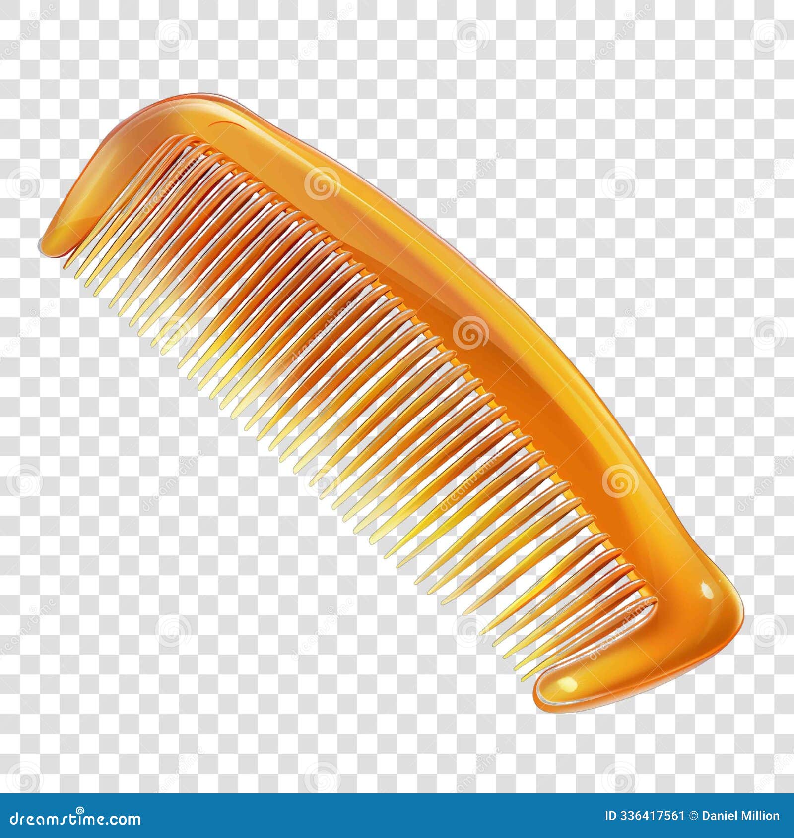 Comb Transparent Background Realistic Element Stock Illustration ...