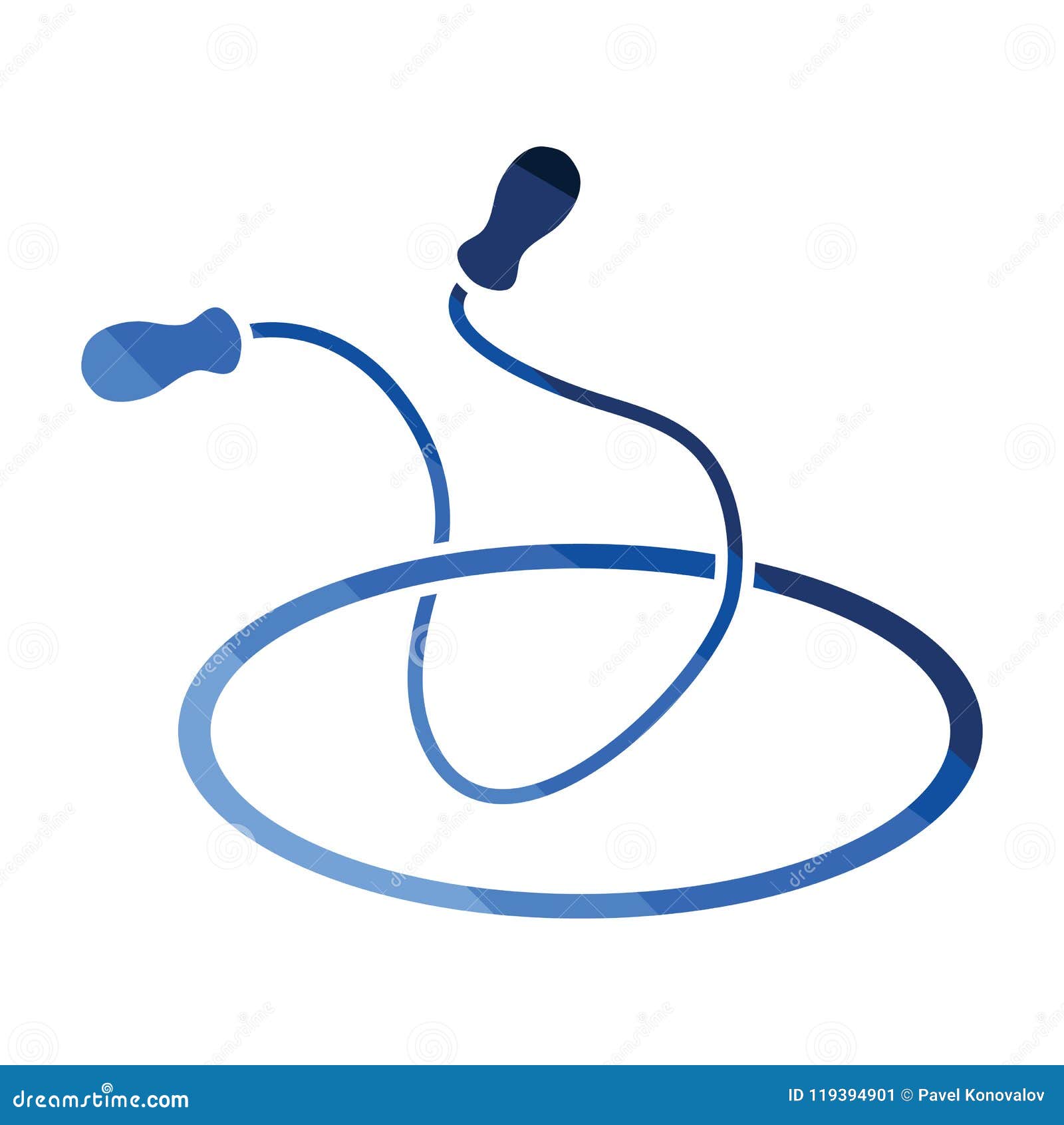 Comba e icono del aro ilustración del vector. Ilustración de cuerda ...