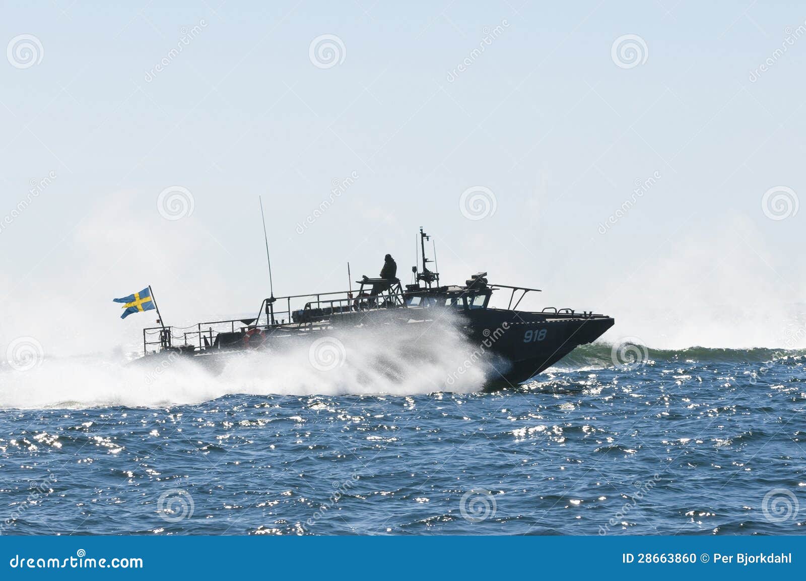 Combat Boat 90 at High Speed Editorial Image - Image of assault, armed ...