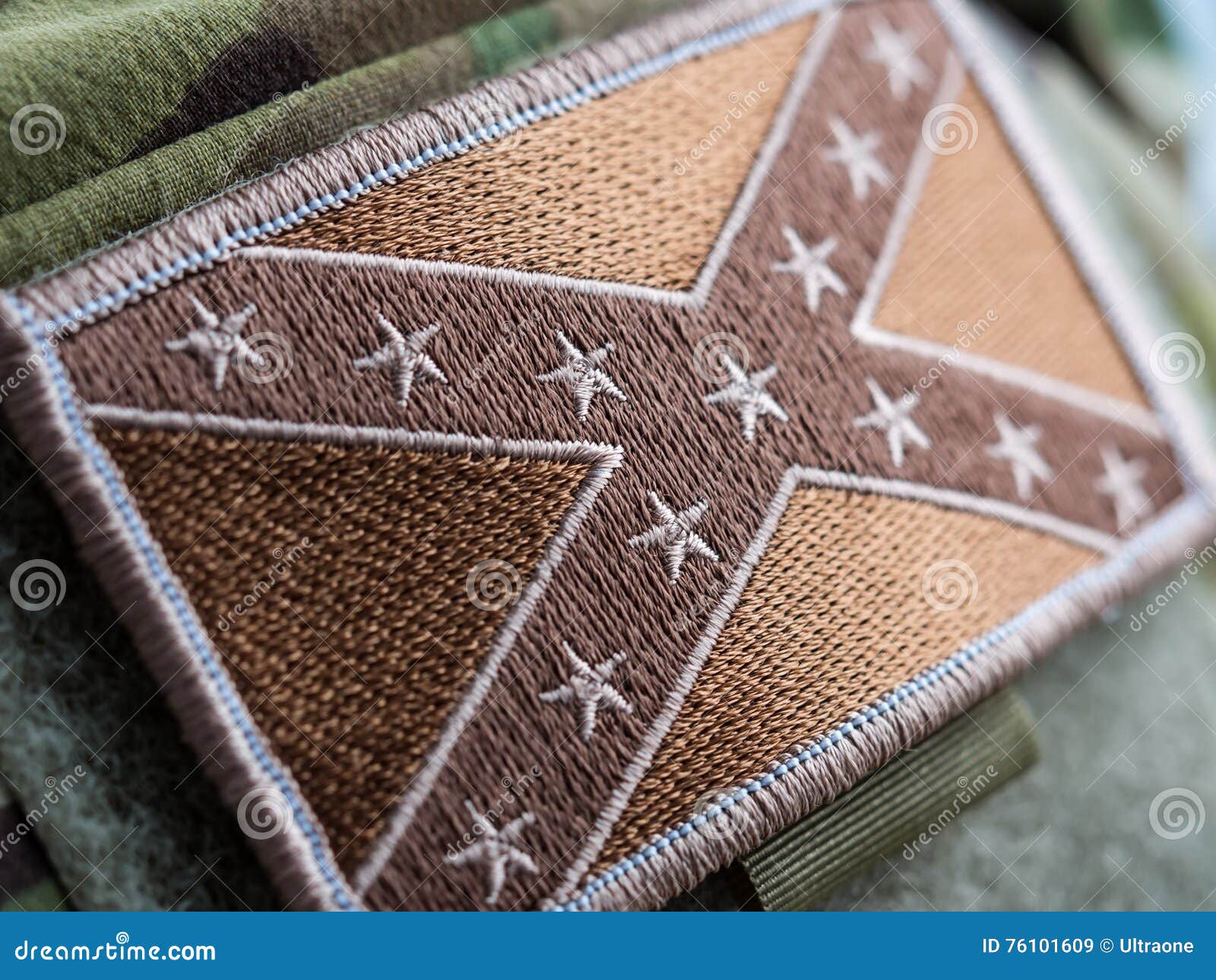 U.S. Flag Velcro Patch On Army Uniform Stock Photo | CartoonDealer.com ...