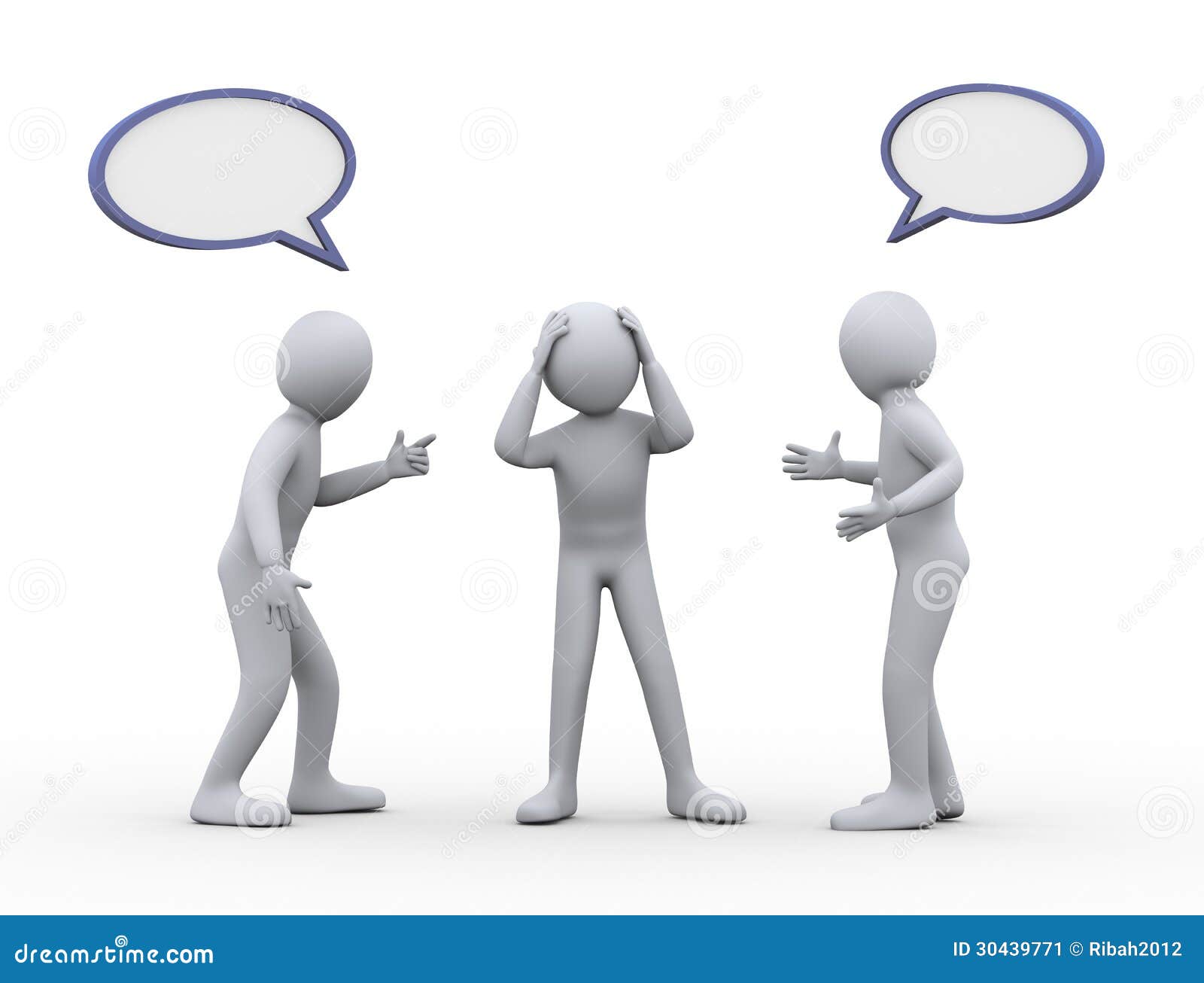 Combat De Personnes Du Conflit 3d Illustration Stock - Illustration du ...