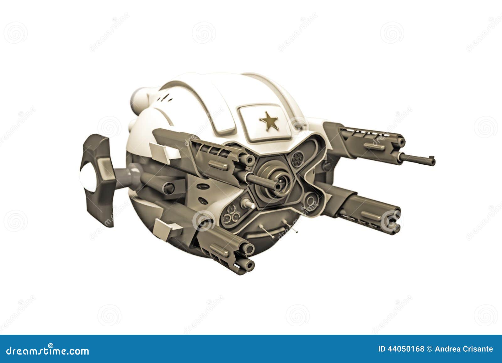 Combat Drone In The Sky On A Mission, An Unmanned Aerial Vehicle ...