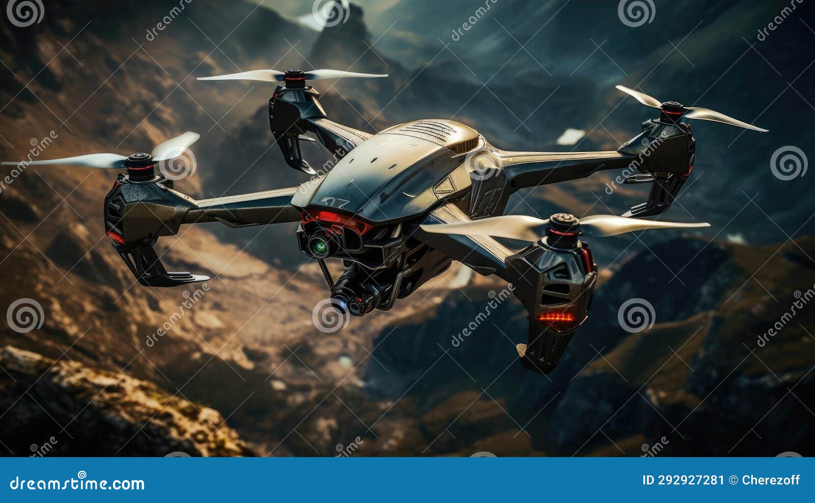 Combat FPV drone stock image. Image of hobby, grenade - 292927281