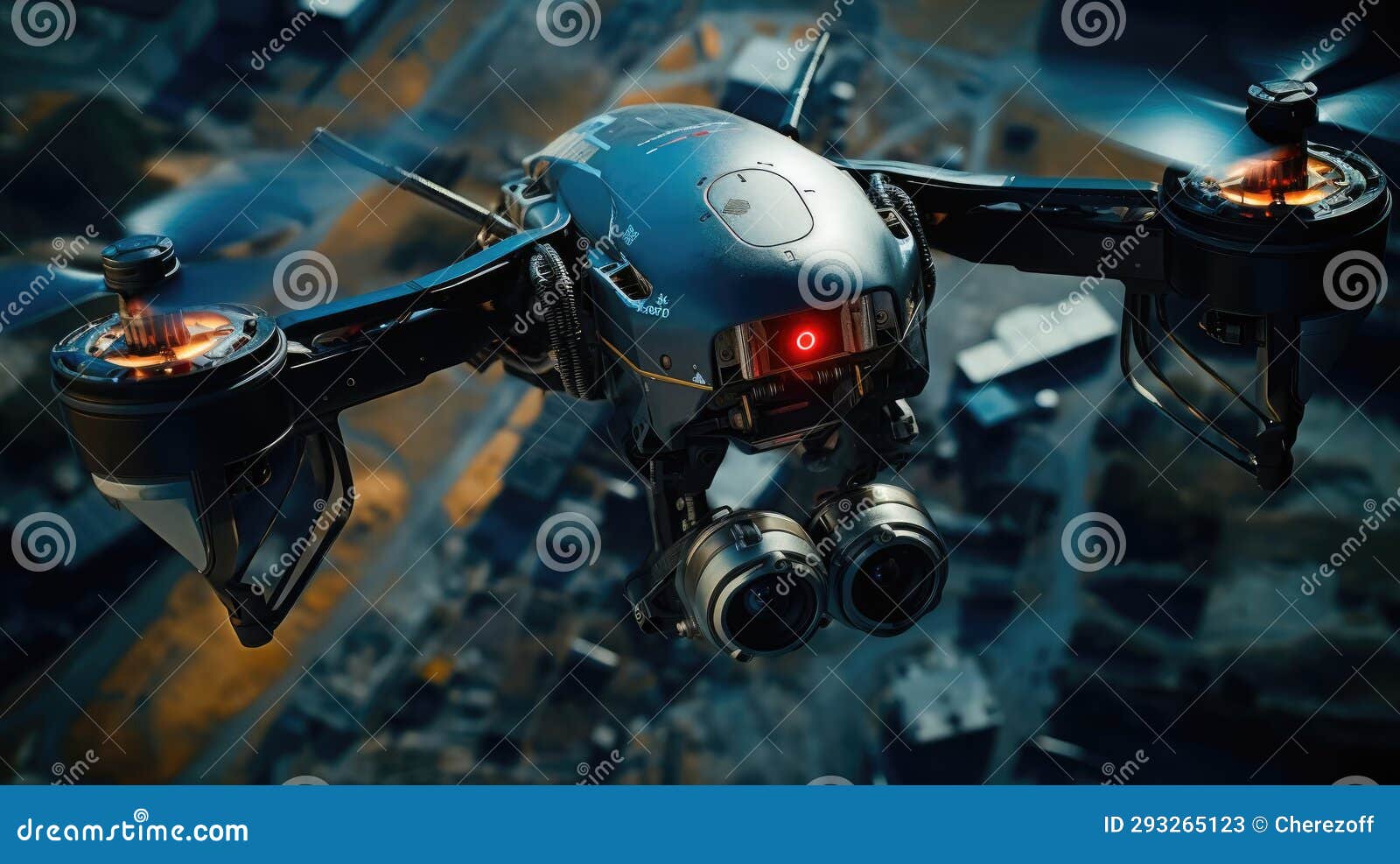 Combat FPV drone stock image. Image of combat, intelligence - 293265123