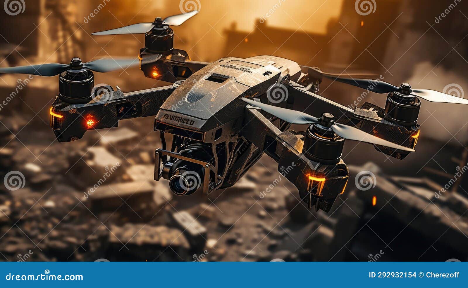 Combat FPV drone stock photo. Image of people, helicopter - 292932154
