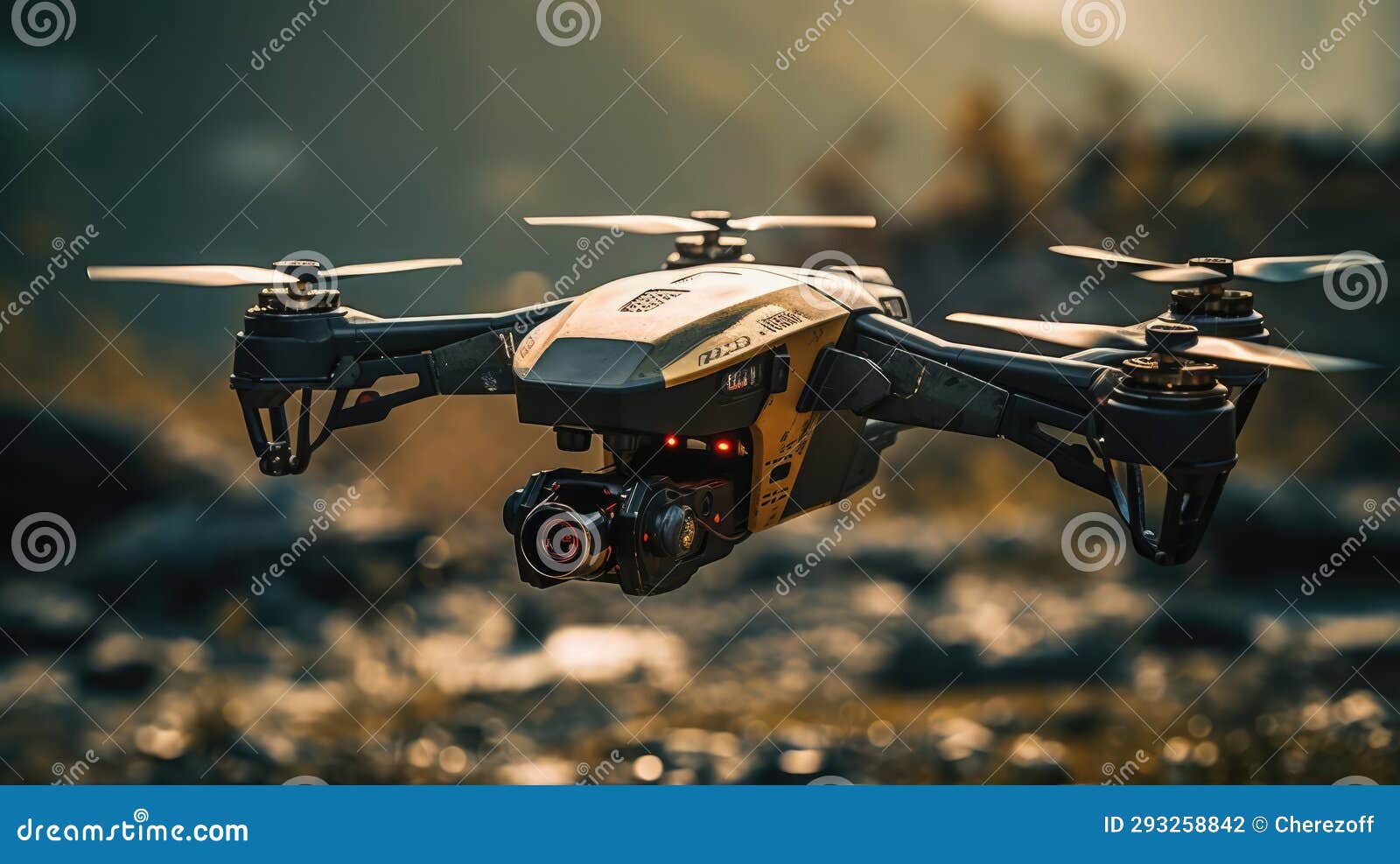 Combat FPV drone stock photo. Image of race, bomber - 293258842