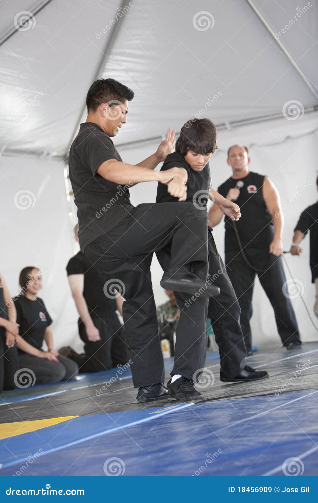 Combat Juitsu Self Defense editorial stock image. Image of punch - 18456909