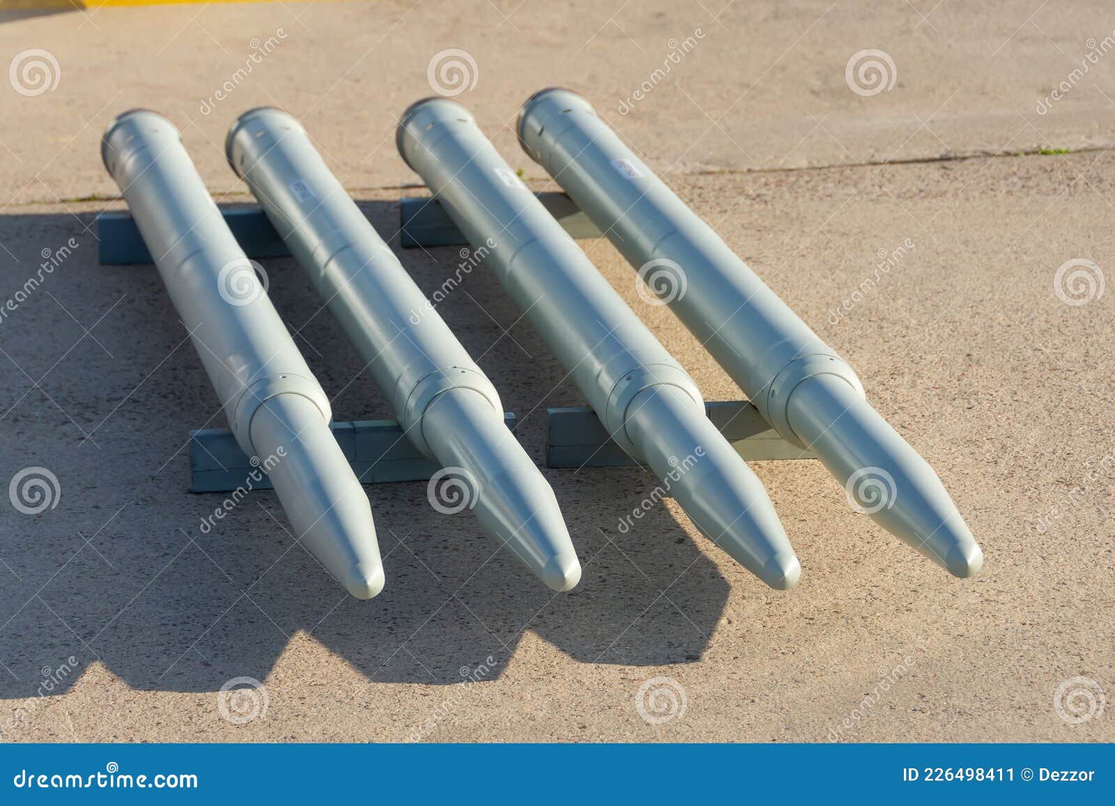 Combat Missile Shells Ready To Use and Launch Stock Image - Image of ...