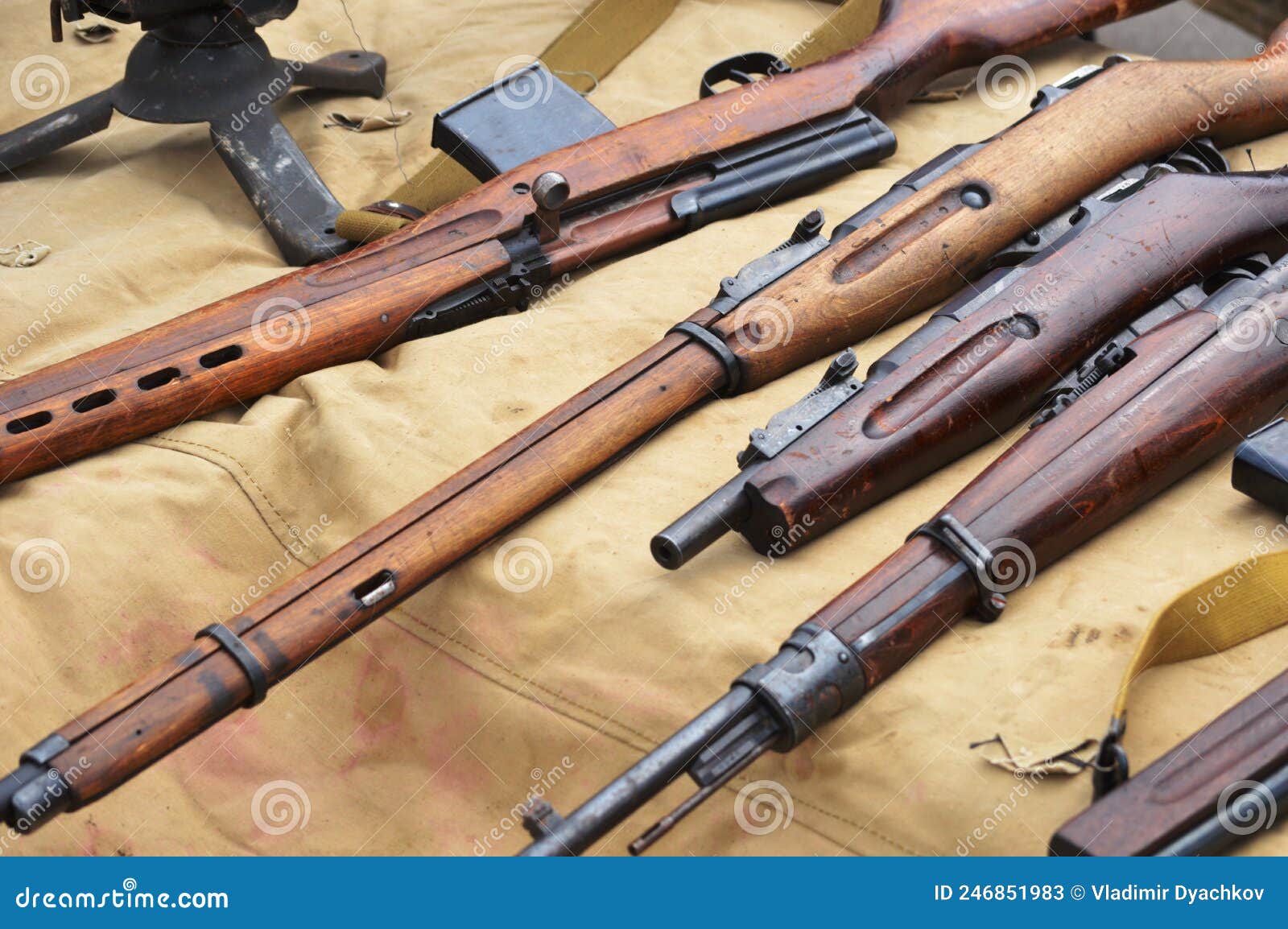 Combat firearms stock image. Image of collect, battle - 246851983