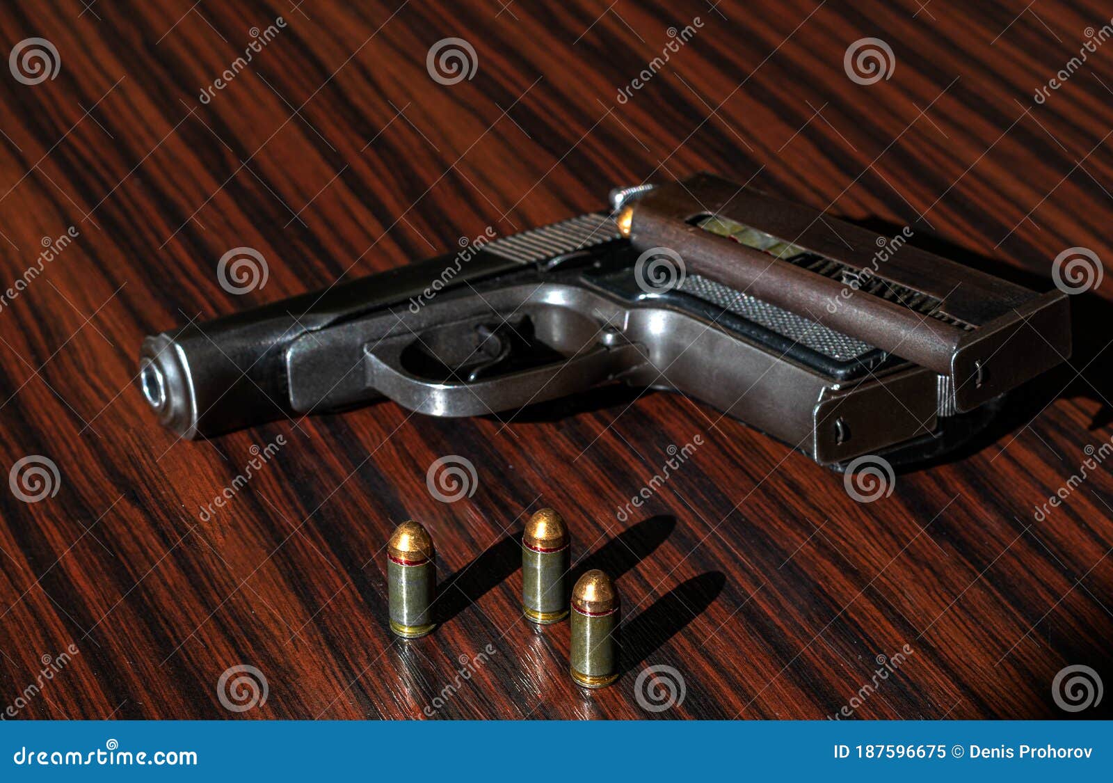 Combat Weapon PM 9 Pistol with Ammunition for Defense and Security. for ...