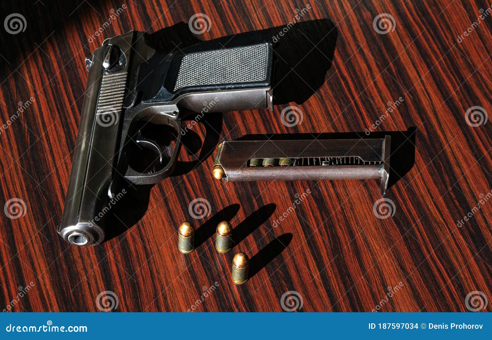 Combat Weapon PM 9 Pistol with Ammunition for Defense and Security. for ...